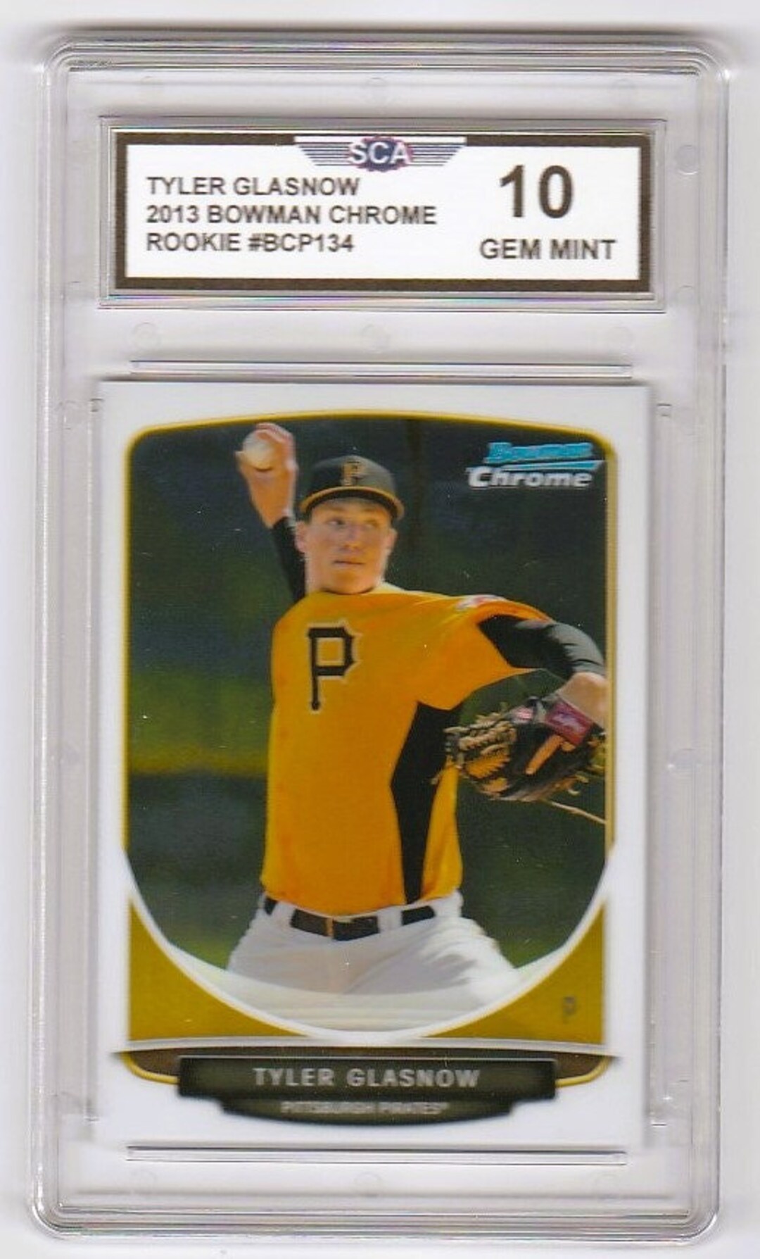 TYLER GLASNOW 2013 BOWMAN Chrome Rookie Card La Dodgers - Etsy