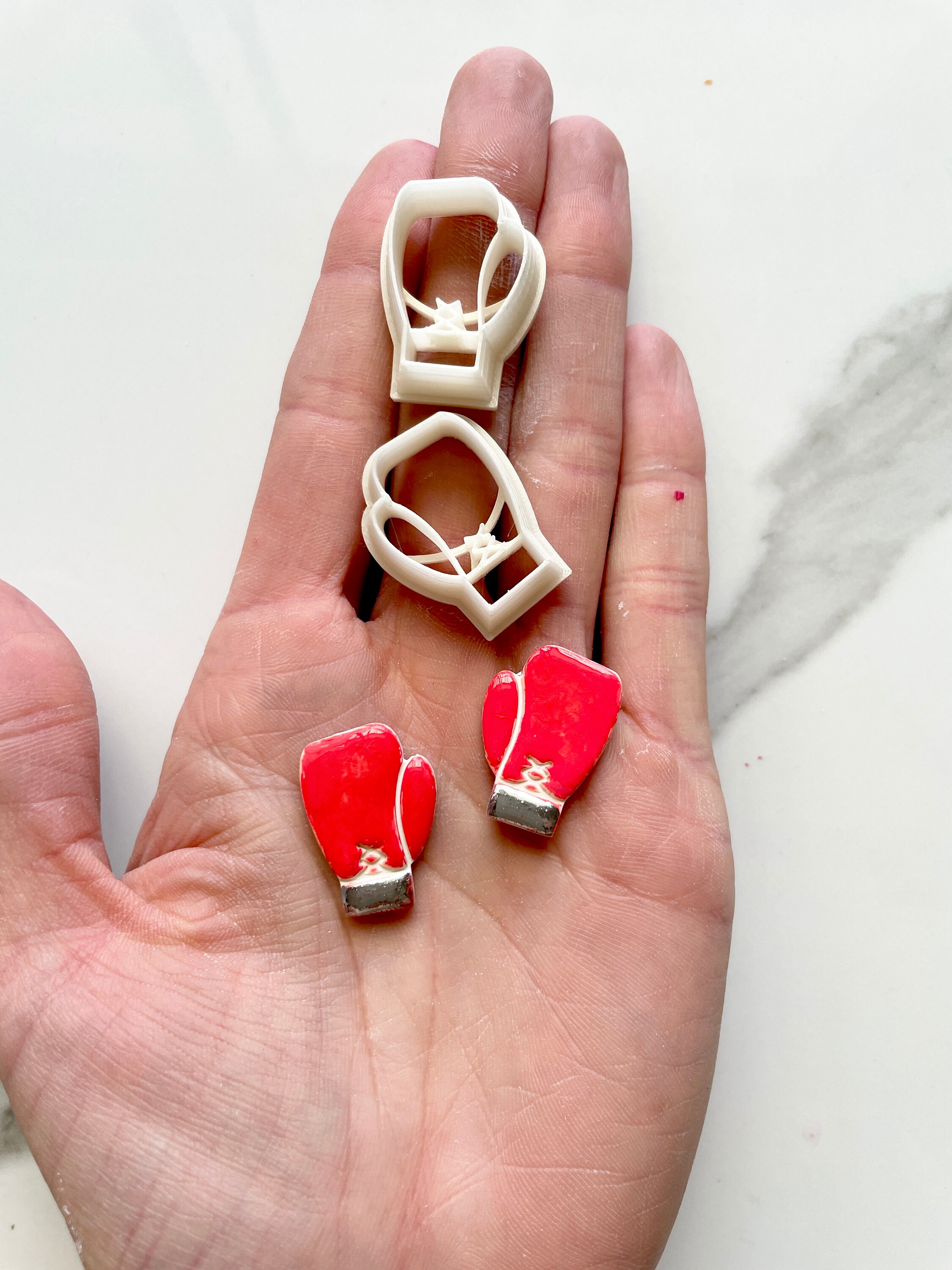 Gloves Polymer Clay Shape Cutter Boxing Gym Fitness Clay - Etsy