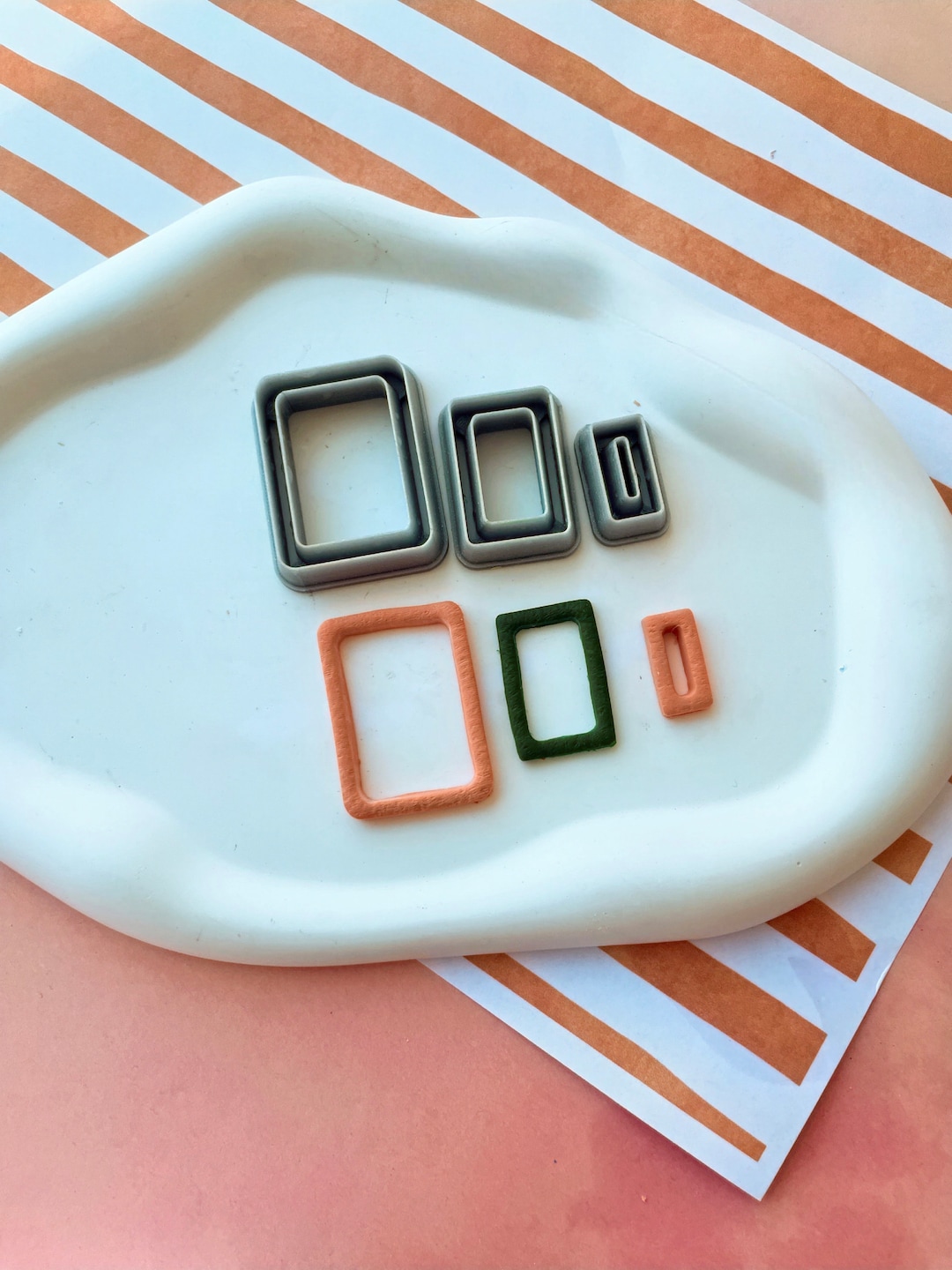 Shape Cutters Set | Rectangle Shape Cutter Set for Polymer Clay | Set ...