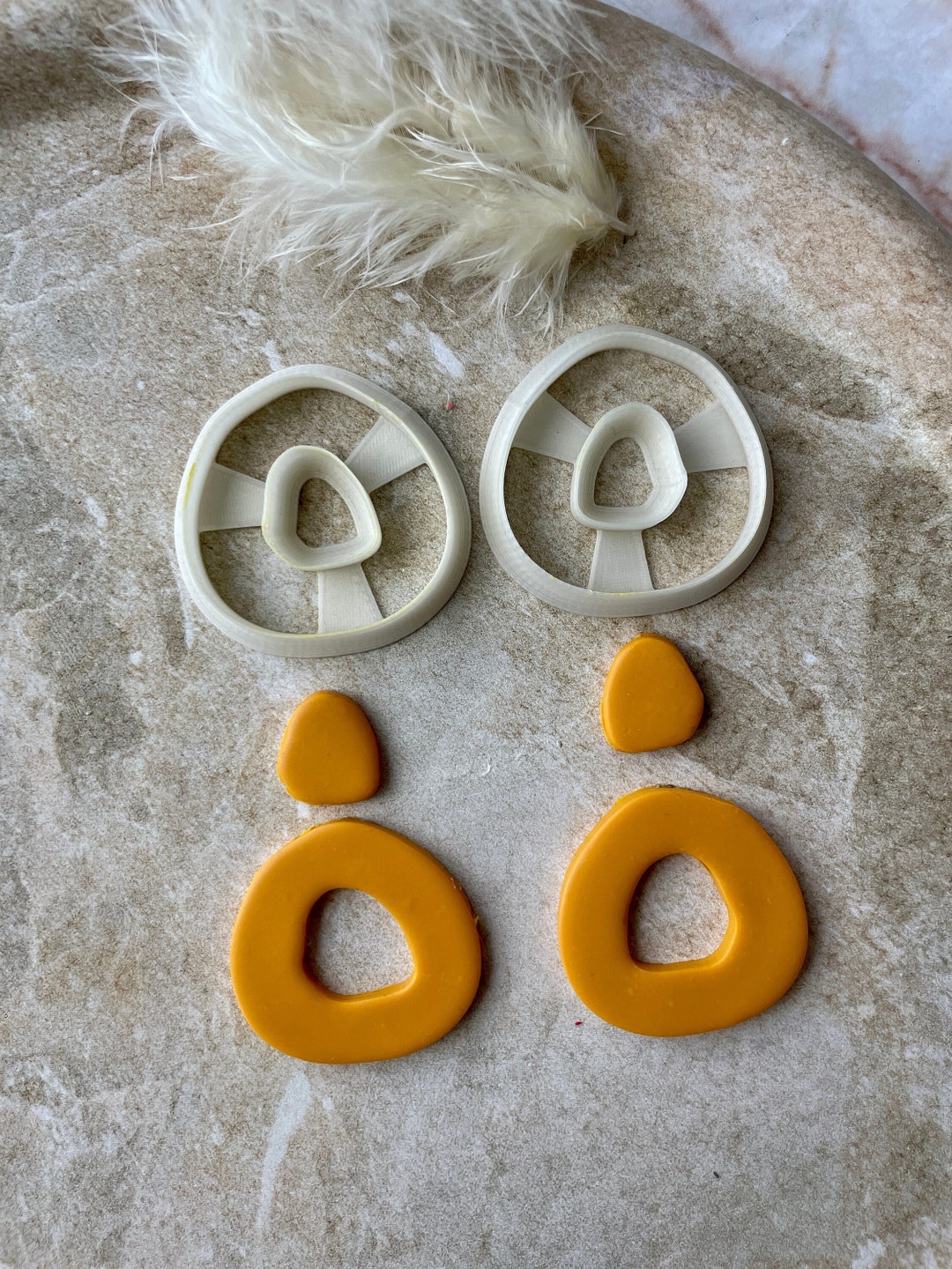 Clay Cutter | Organic Circle Shape Cutter for Polymer Clay | Organic ...