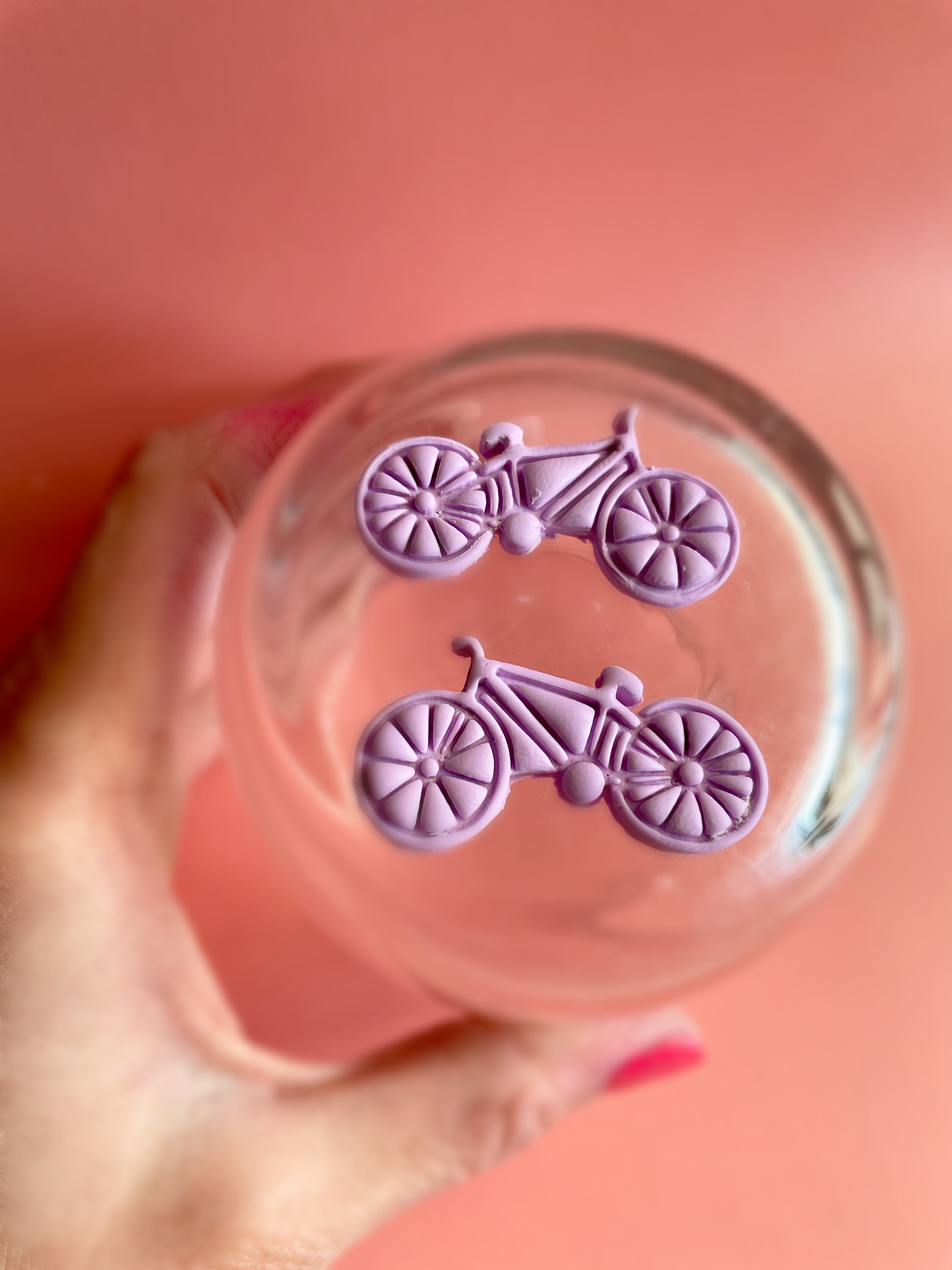 Bike Shape Cutter for Polymer Clay | Bicycle Riding Sport Embossing Cut ...