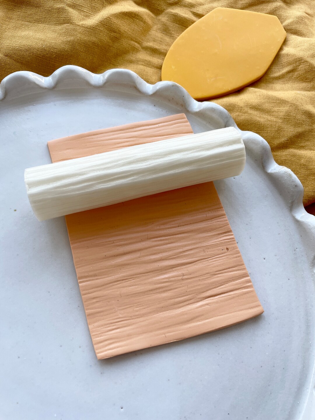Wood Texture Roller for Polymer Clay | Clay Texture Roller⎥natural ...