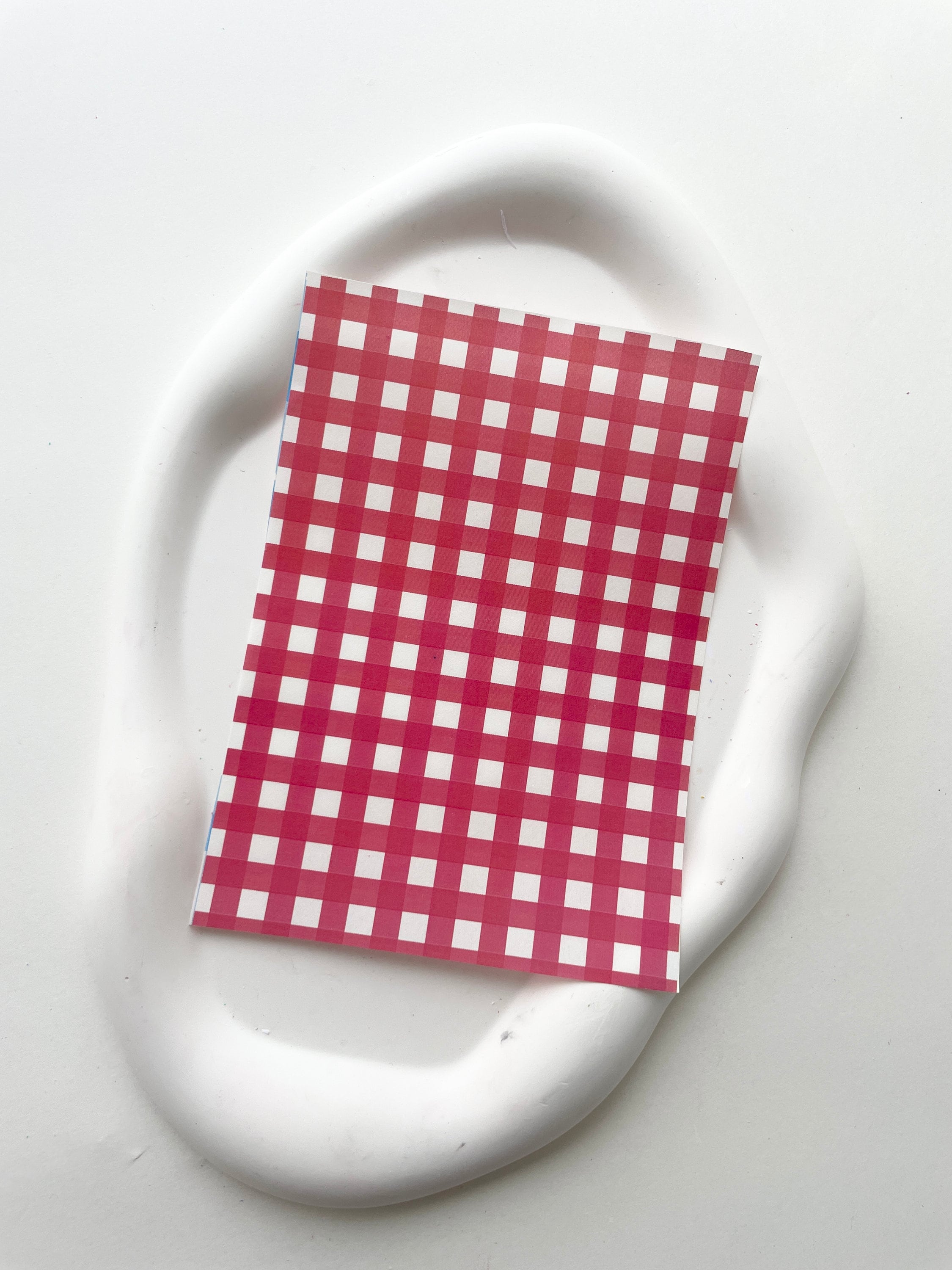 Water Soluble Transfer Paper for Polymer Clay | Red Gingham Image ...