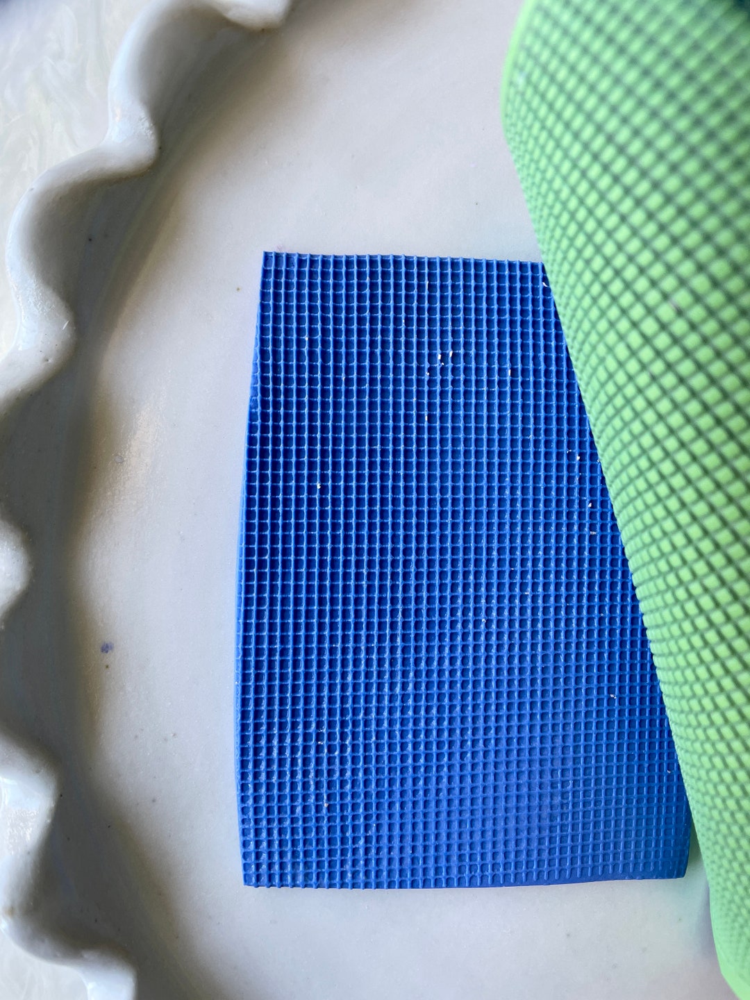 Clay Texture Mat | Micro Checkered Texture for Polymer Clay Metal Clay ...