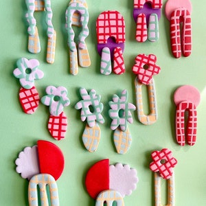Clay Cutters Bundle | 14 Abstract Shape Cutters for Polymer Clay ...