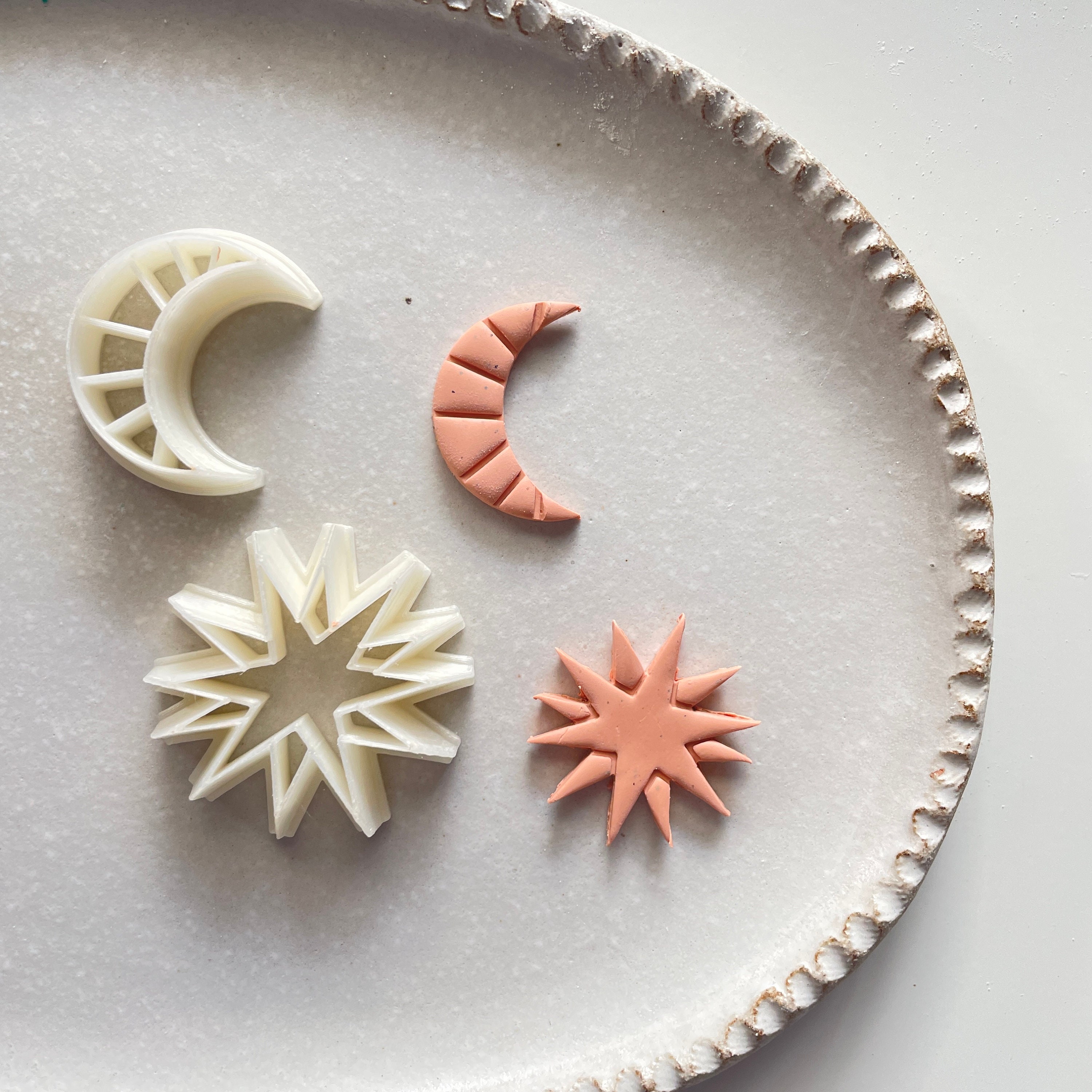 Polymer Clay Shape Cutters Art Deco Embossing Cutters - Etsy