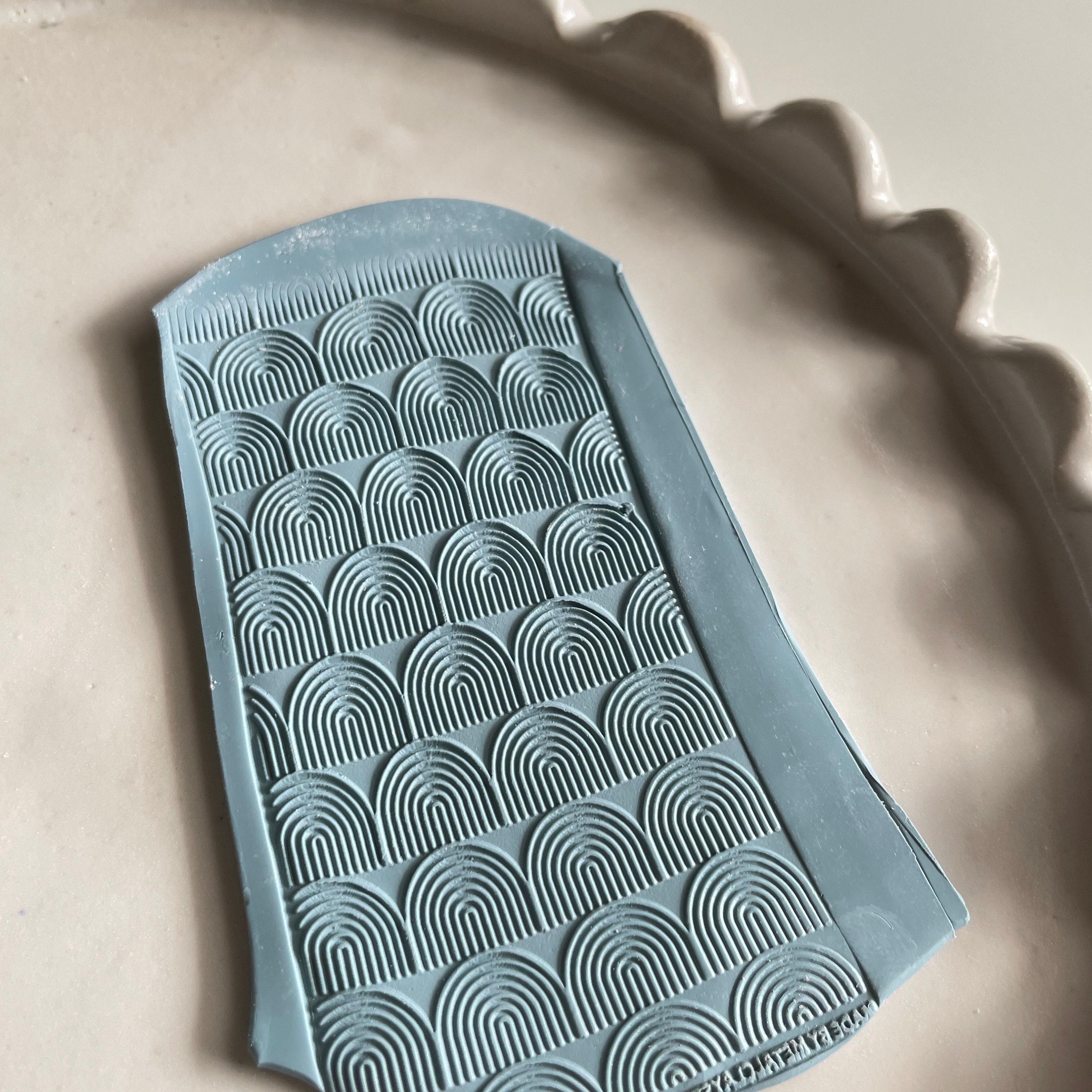 Polymer Clay Texture Mat Art Deco Rainbow Arches Texture - Etsy