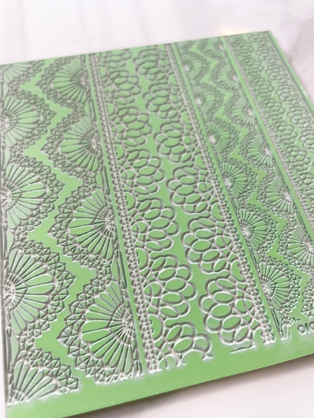 Clay Texture Mat | Metal Clay Texture Mat | Art Deco Texture Mat for ...