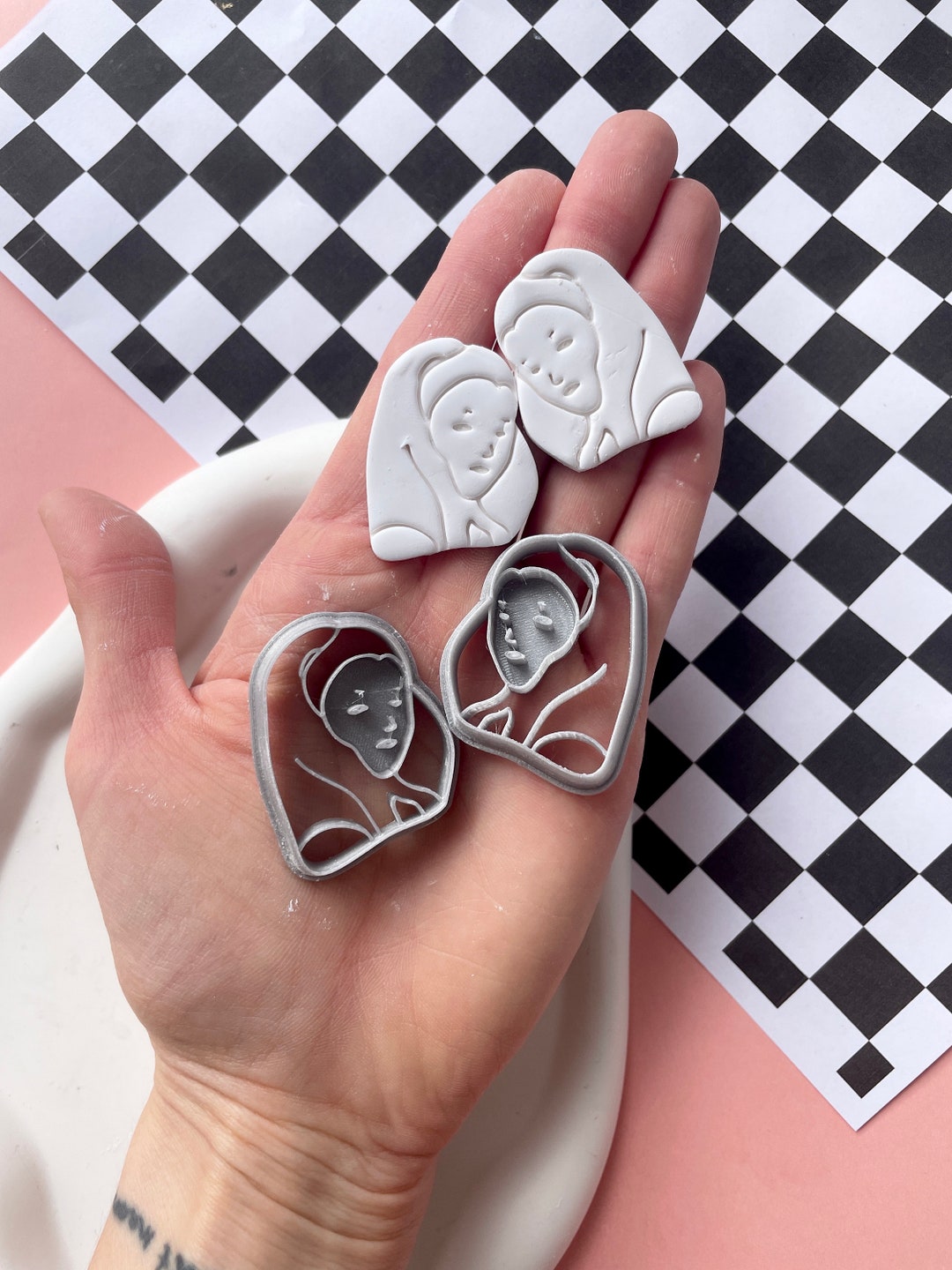Alice Clay Cutters | Girl Shape Cutter for Polymer Clay Earrings| Alice ...