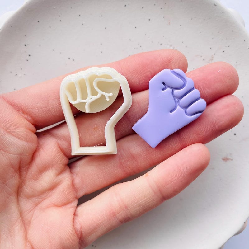 Fist Earrings - Etsy