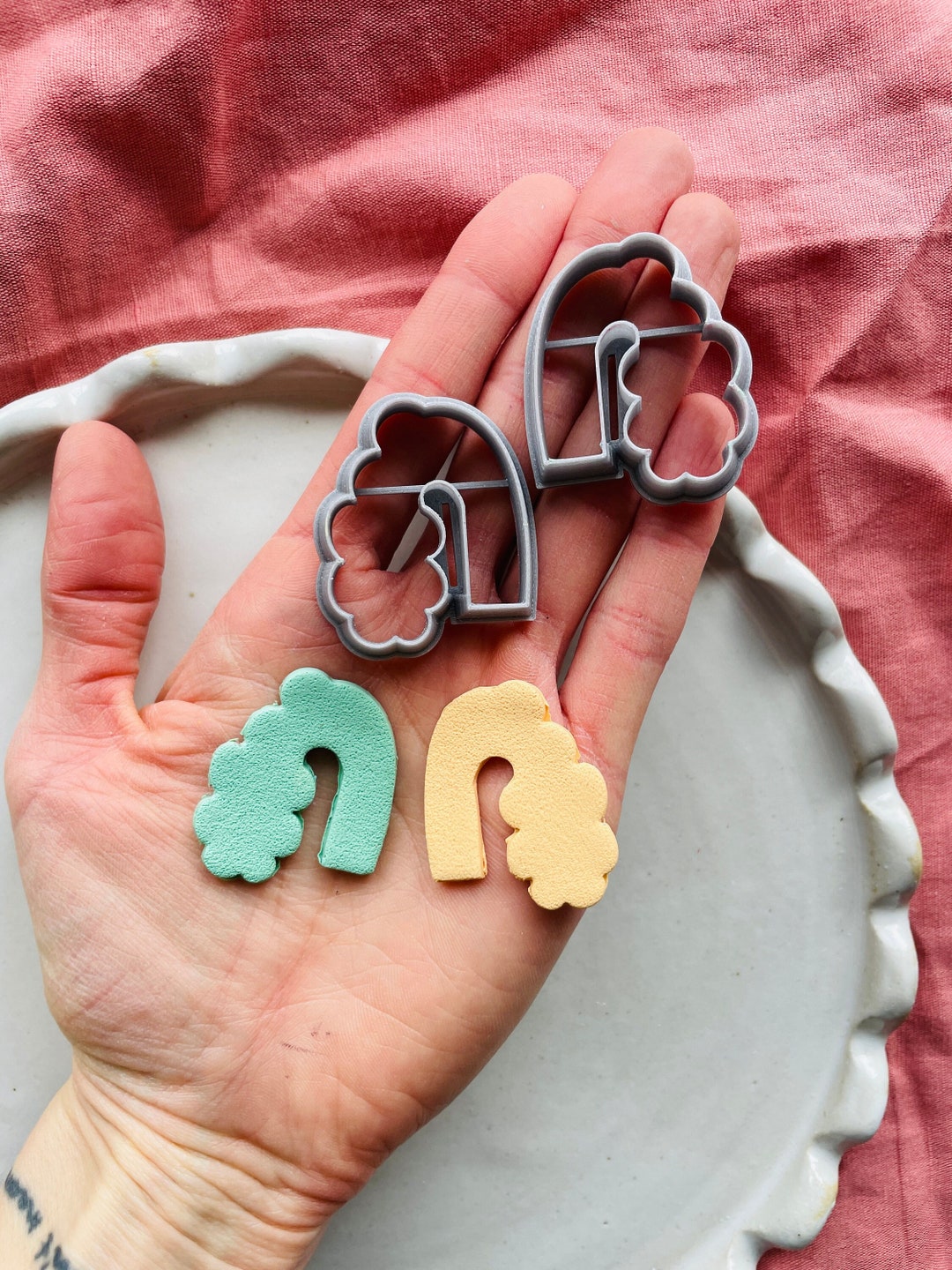 Clay Cutters | Arch Shape Cutter for Polymer Clay | Abstract Arc Clay ...
