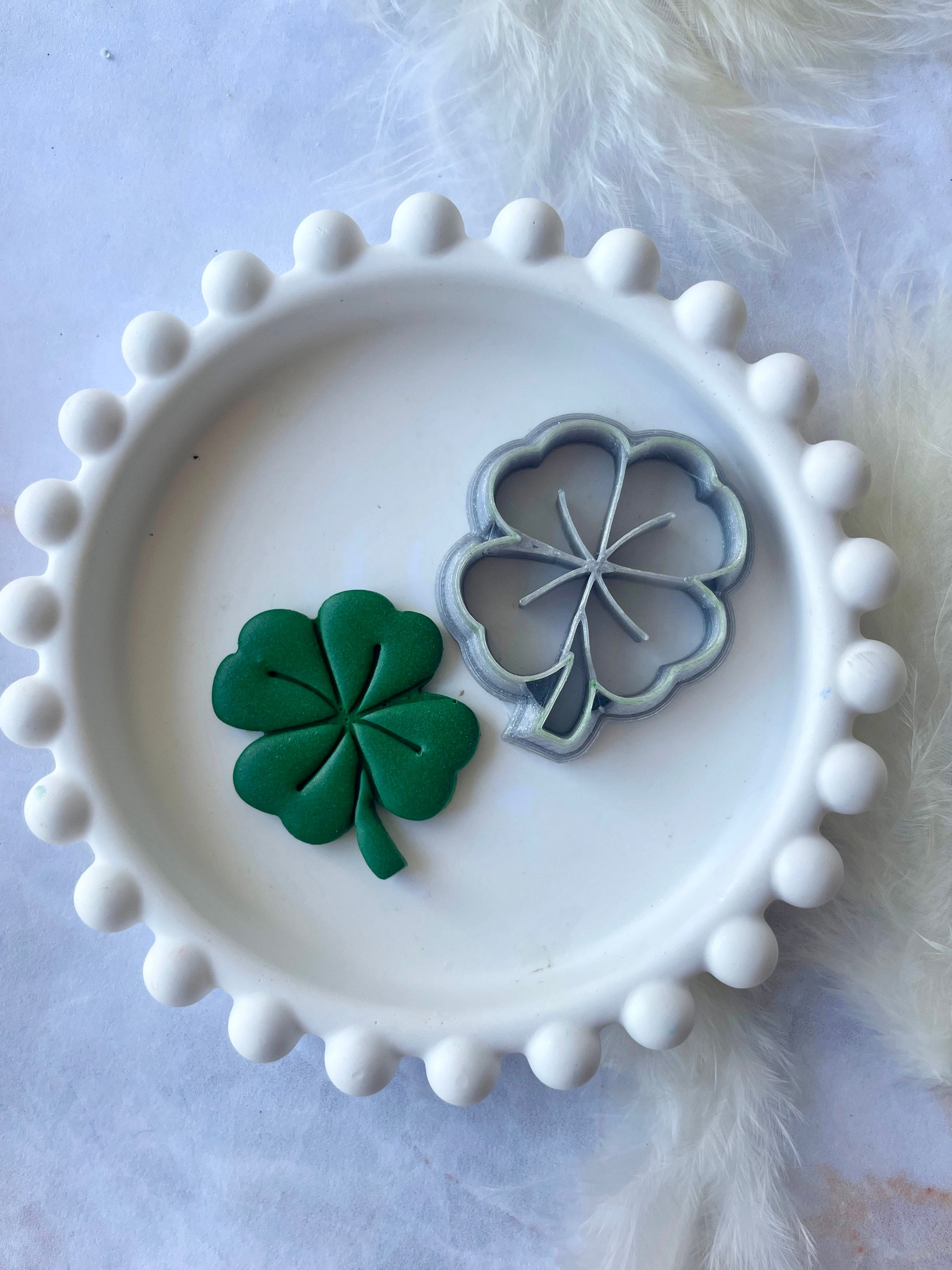 Clover Clay Cutter | Shamrock Shape Cutter for Polymer Clay | Clay ...