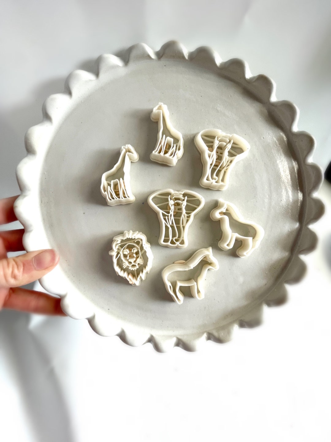 Polymer Clay Shape Cutters | Wild Animals Cutters Bundle | Zebra Cutter ...