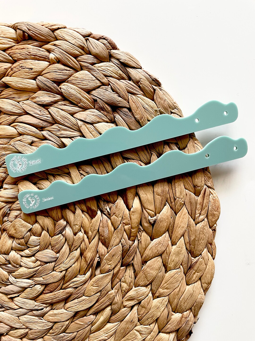 Polymer Clay Multi-use Sticks: 3mm Thickness/depth Guides, Hygienic Try ...