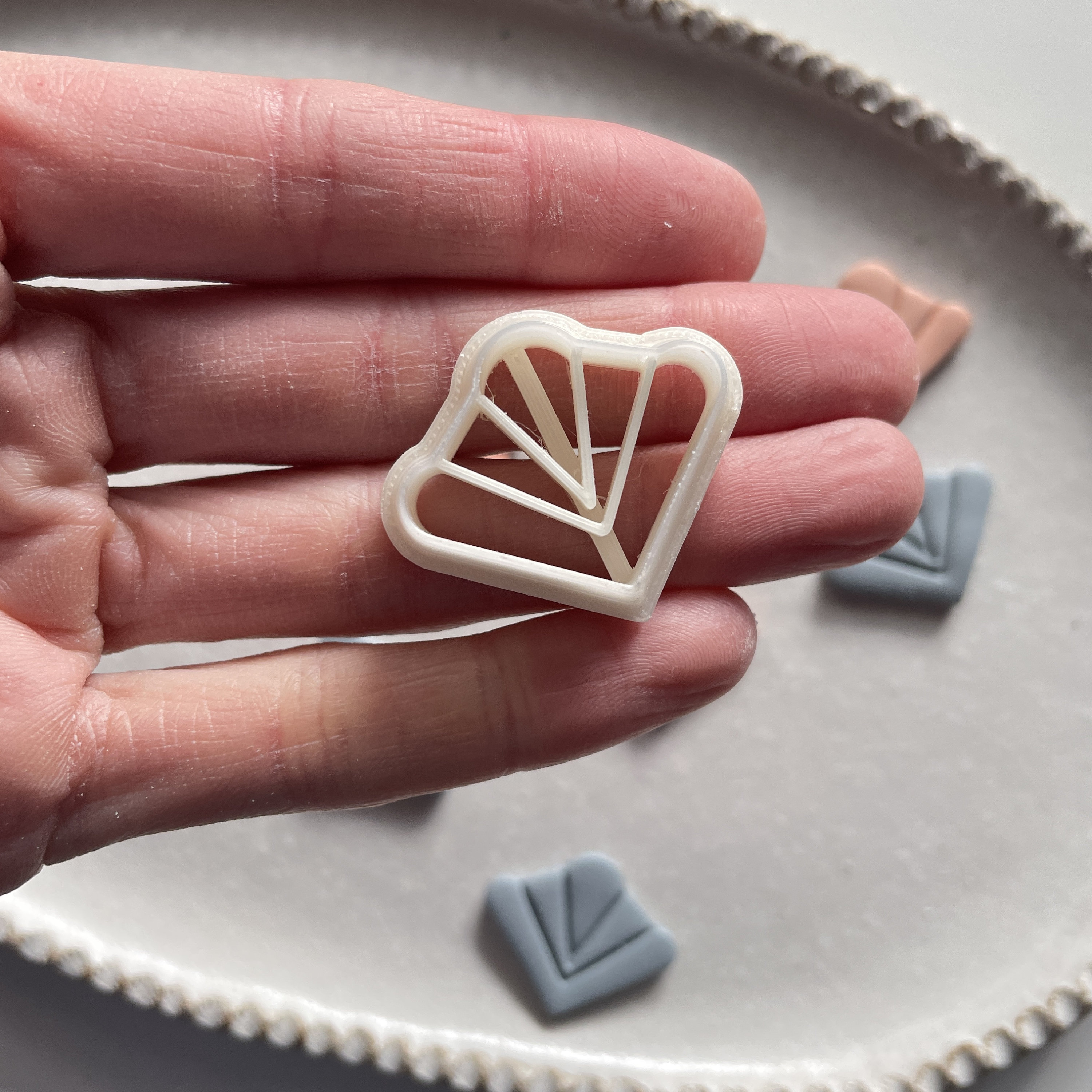 Polymer Clay Shape Cutter Art Deco Embossing Cutter DYI - Etsy