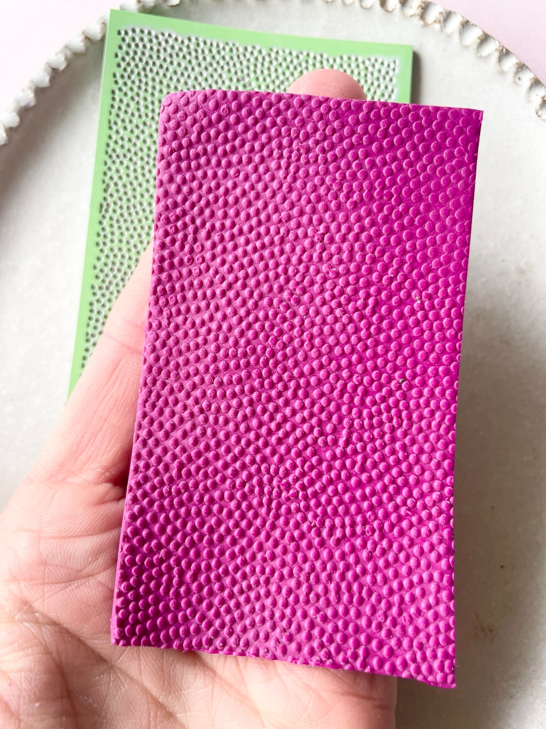 Clay Texture Mat | Leather Texture for Polymer Clay Metal Clay Ceramic ...