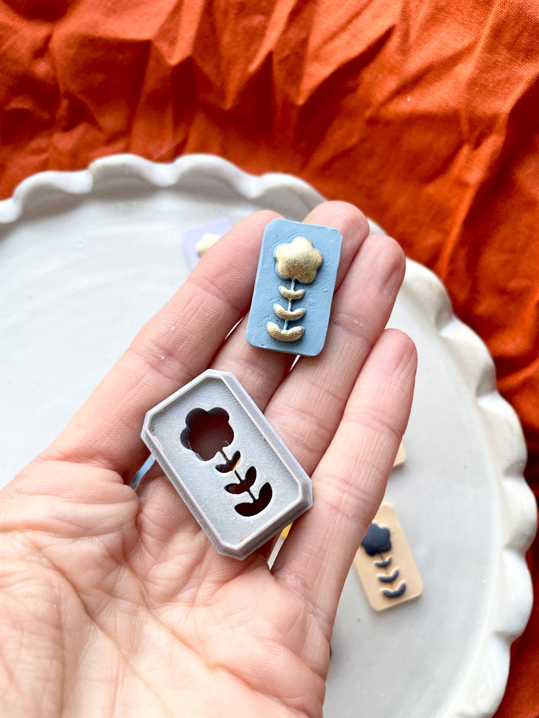 Clay Cutter | Scandi Pansy Shape Cutter for Polymer Clay | Flower Clay ...