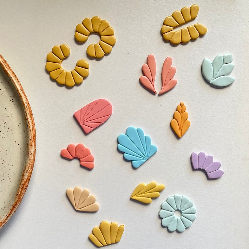 Polymer Clay Shape Cutters BUNDLES Medium Size Embossing - Etsy Australia