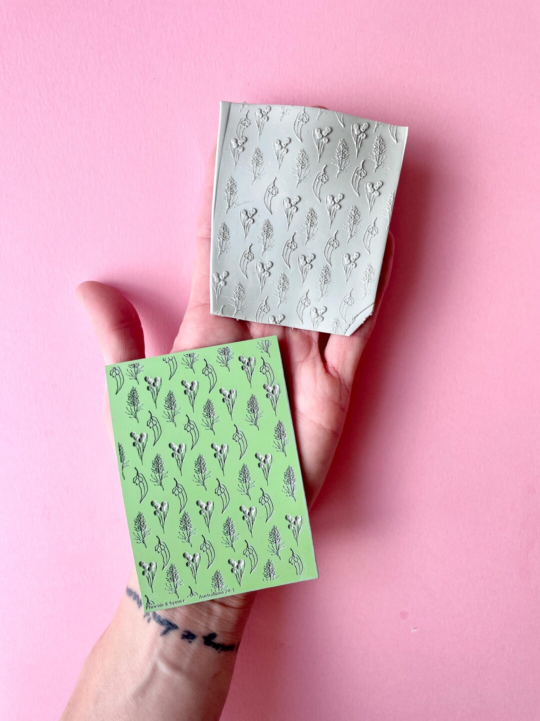 Clay Texture Mat | Australiana Texture for Polymer Clay Metal Clay ...