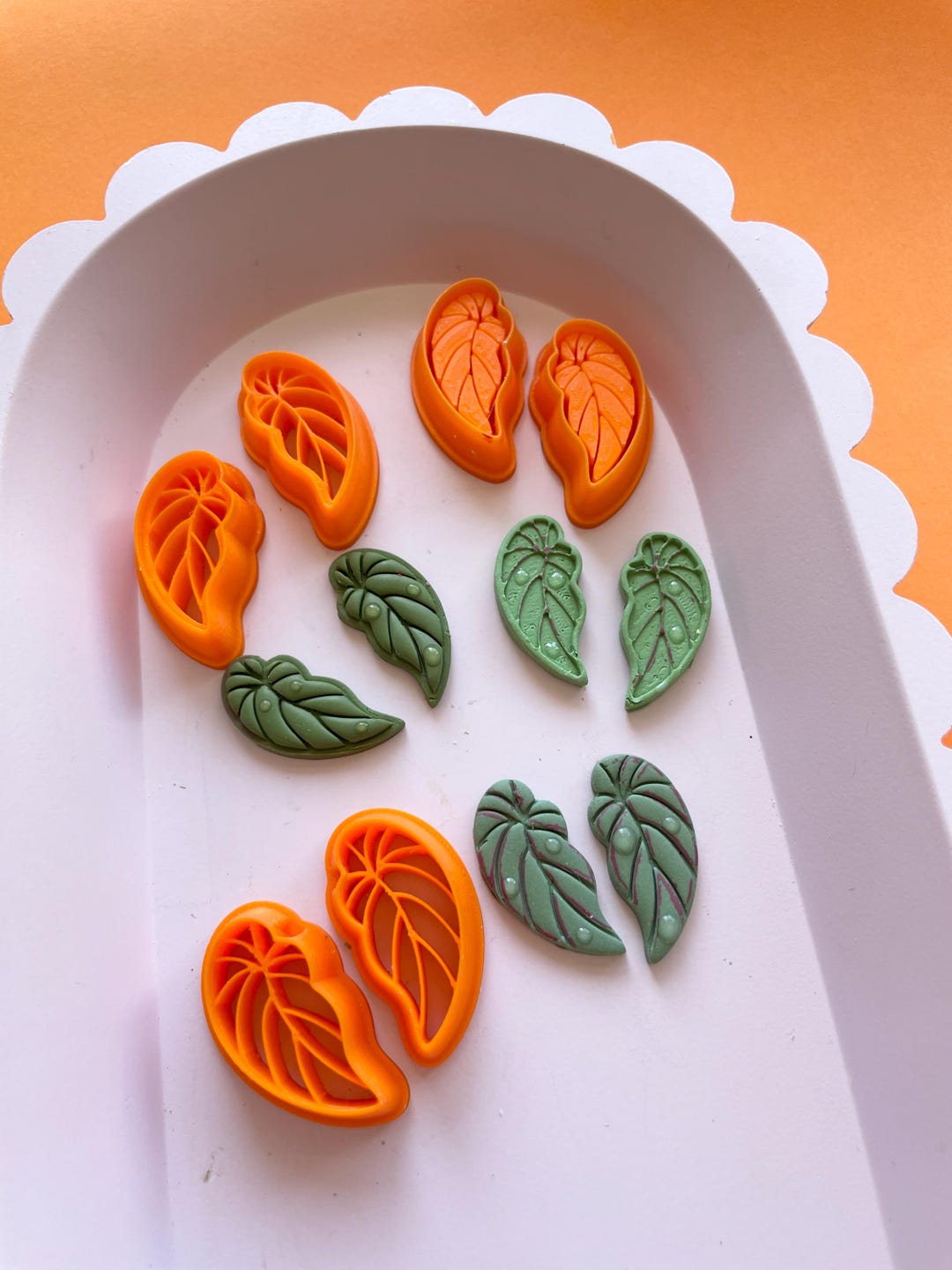 Clay Cutter | Tropical Leaf Shape Cutter for Polymer Clay and Ceramics ...