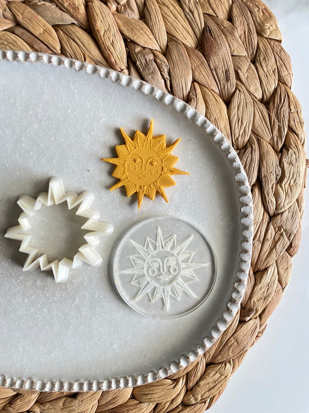 Sun Clay Cutter | Sun Clay Stamp | Polymer Clay Shape Cutter | Polymer ...