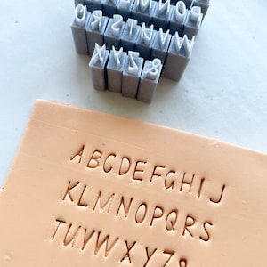 Alphabet Clay Stamps | Polymer Clay Letters Stamps | Embossing Stamp ...
