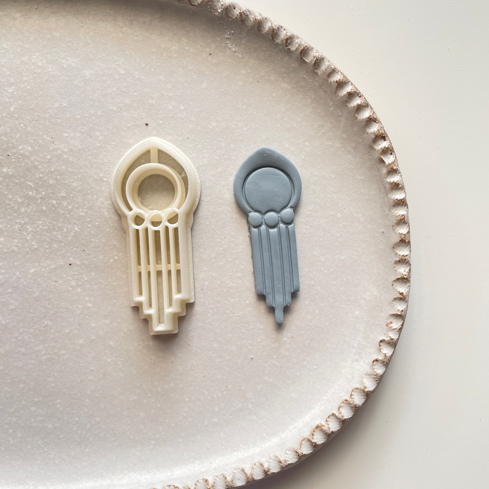 Polymer Clay Shape Cutters Art Deco Embossing Cutters - Etsy