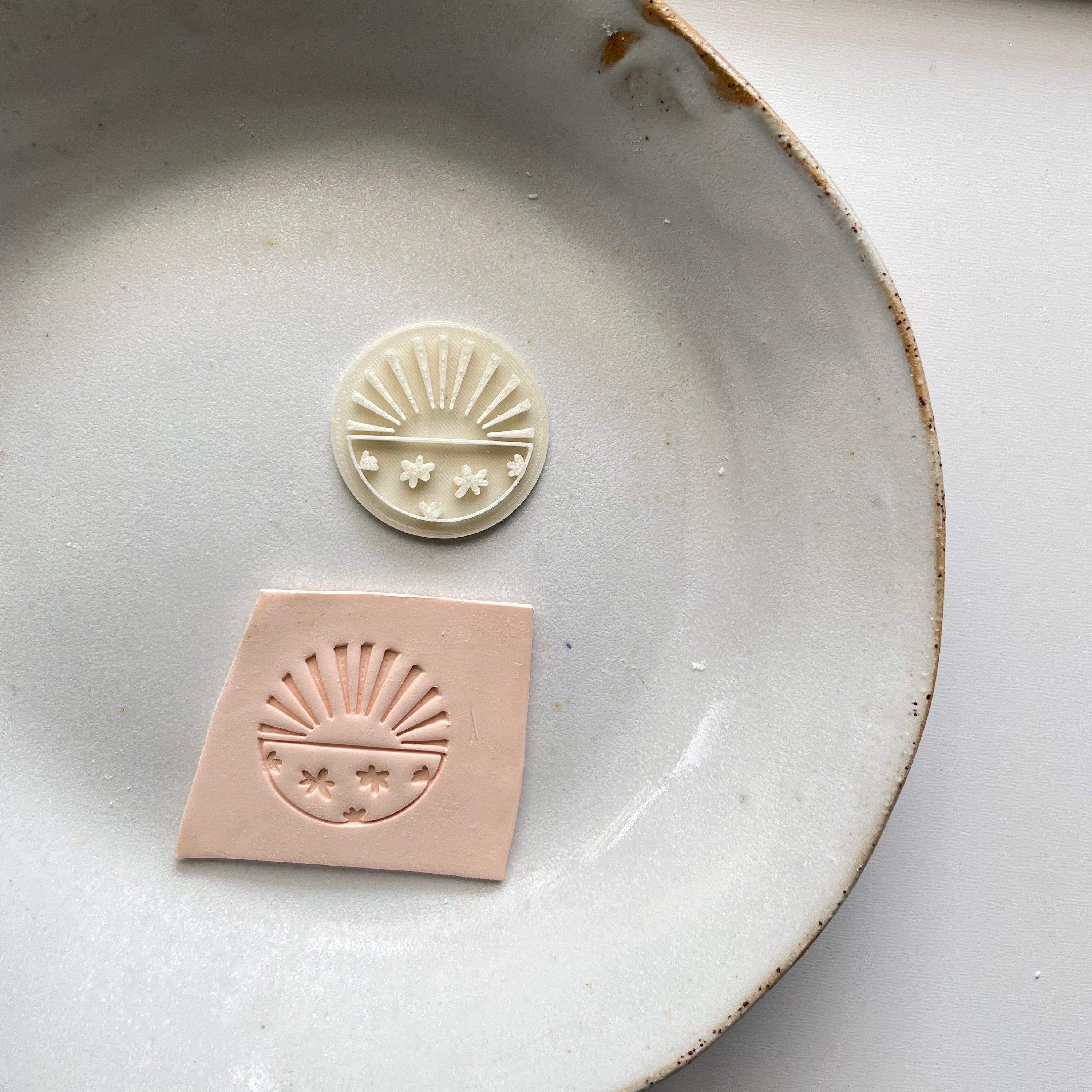 Polymer Clay Stamps Boho Celestial Embossing Stamps Trendy - Etsy