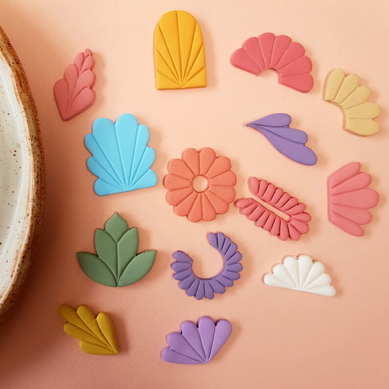 Polymer Clay Shape Cutters BUNDLES Medium Size Embossing - Etsy Australia