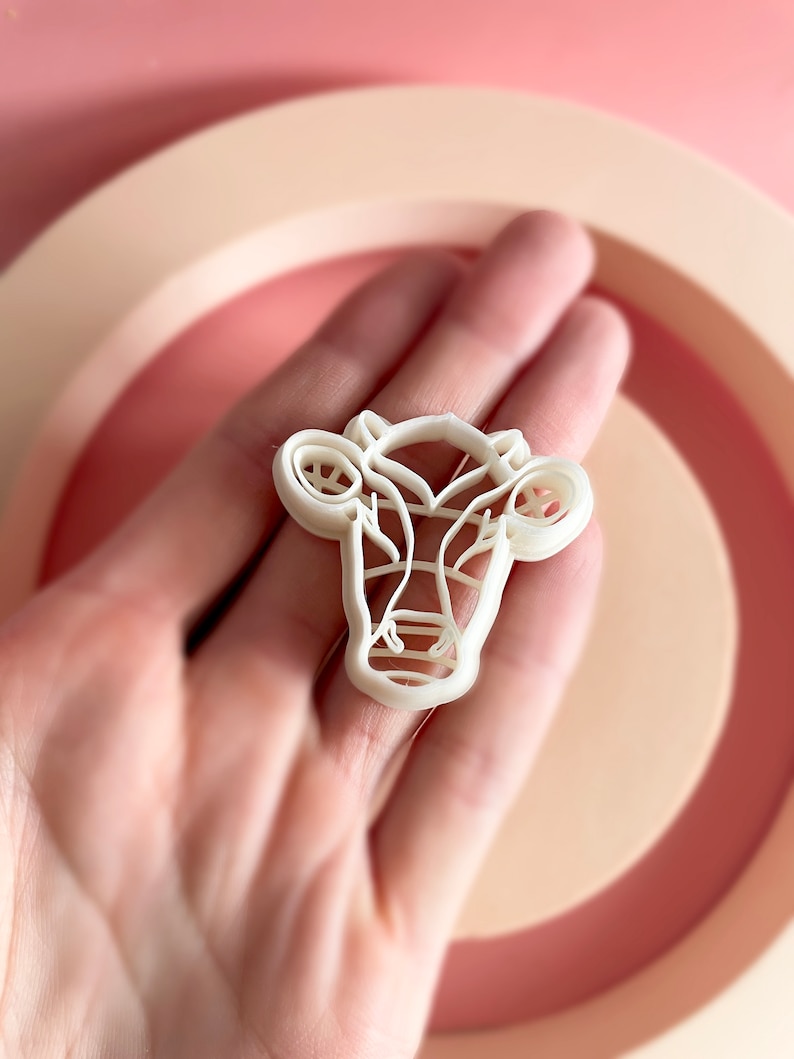 Cow Shape Cutter for Polymer Clay | Cattle Bull Animal Head Cut Out ...