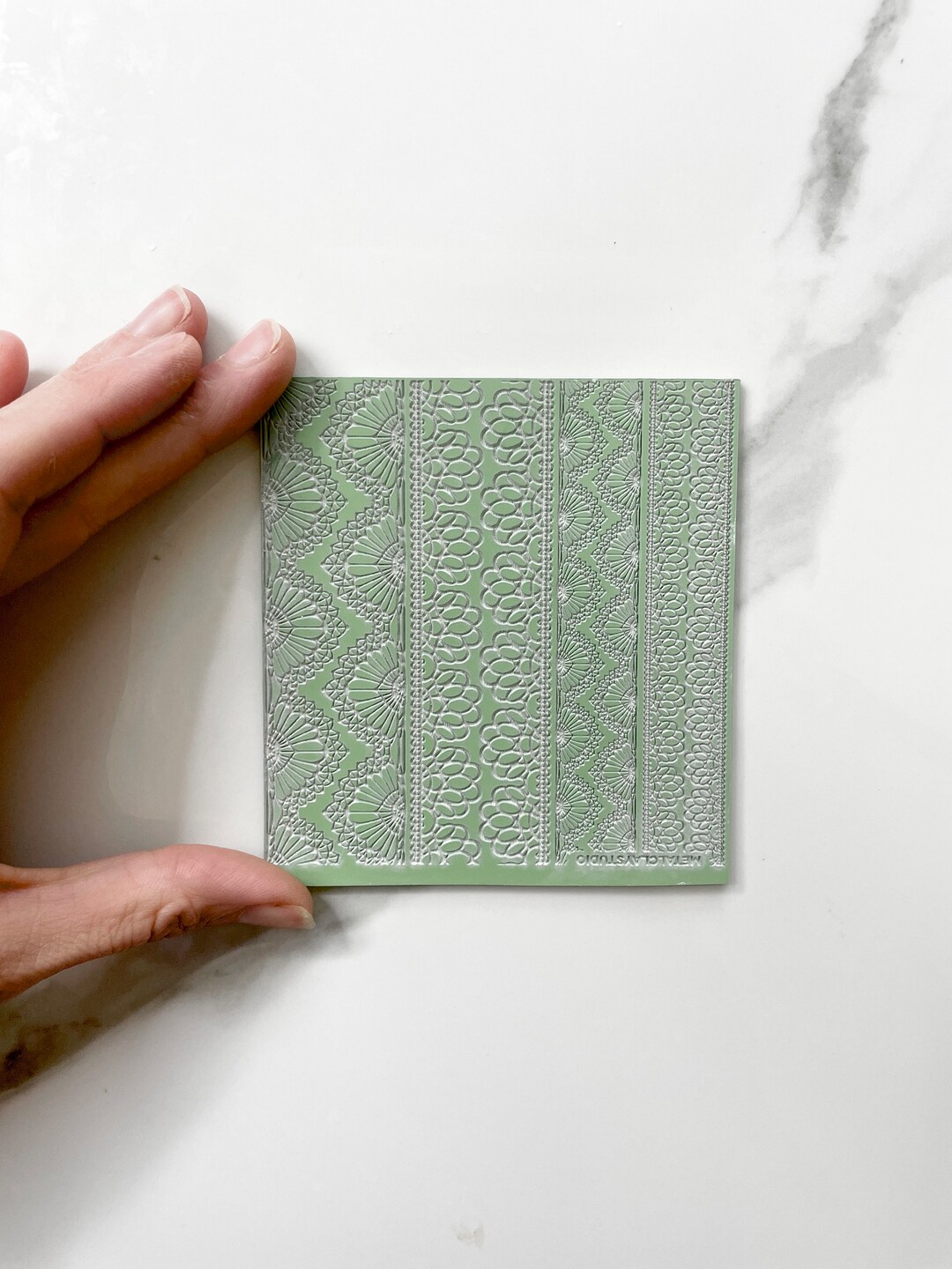 Clay Texture Mat Metal Clay Texture Mat Art Deco Texture - Etsy