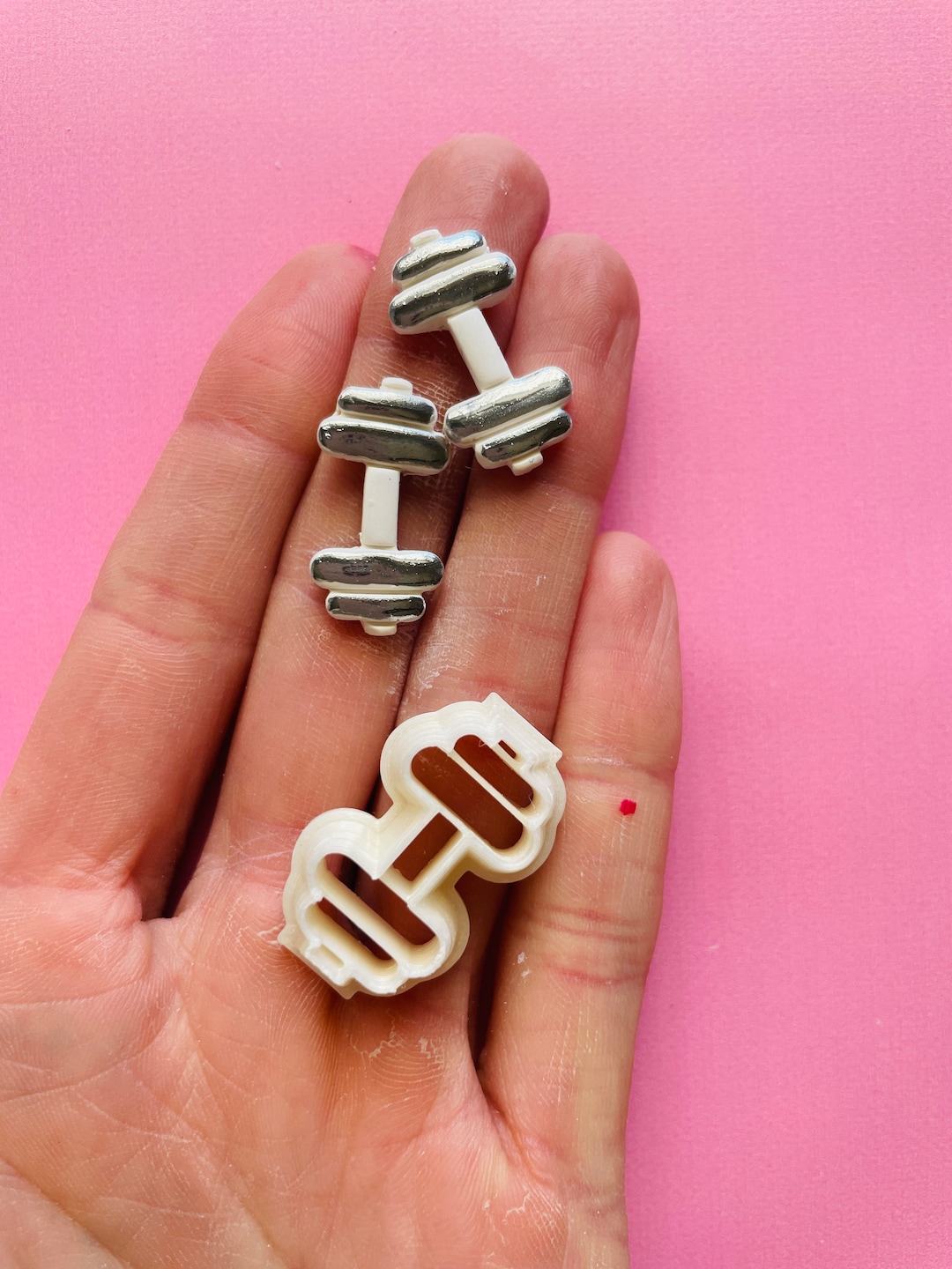 Dumbbell Clay Cutter | Gym Fitness Clay Shape Cutter for Polymer Clay ...