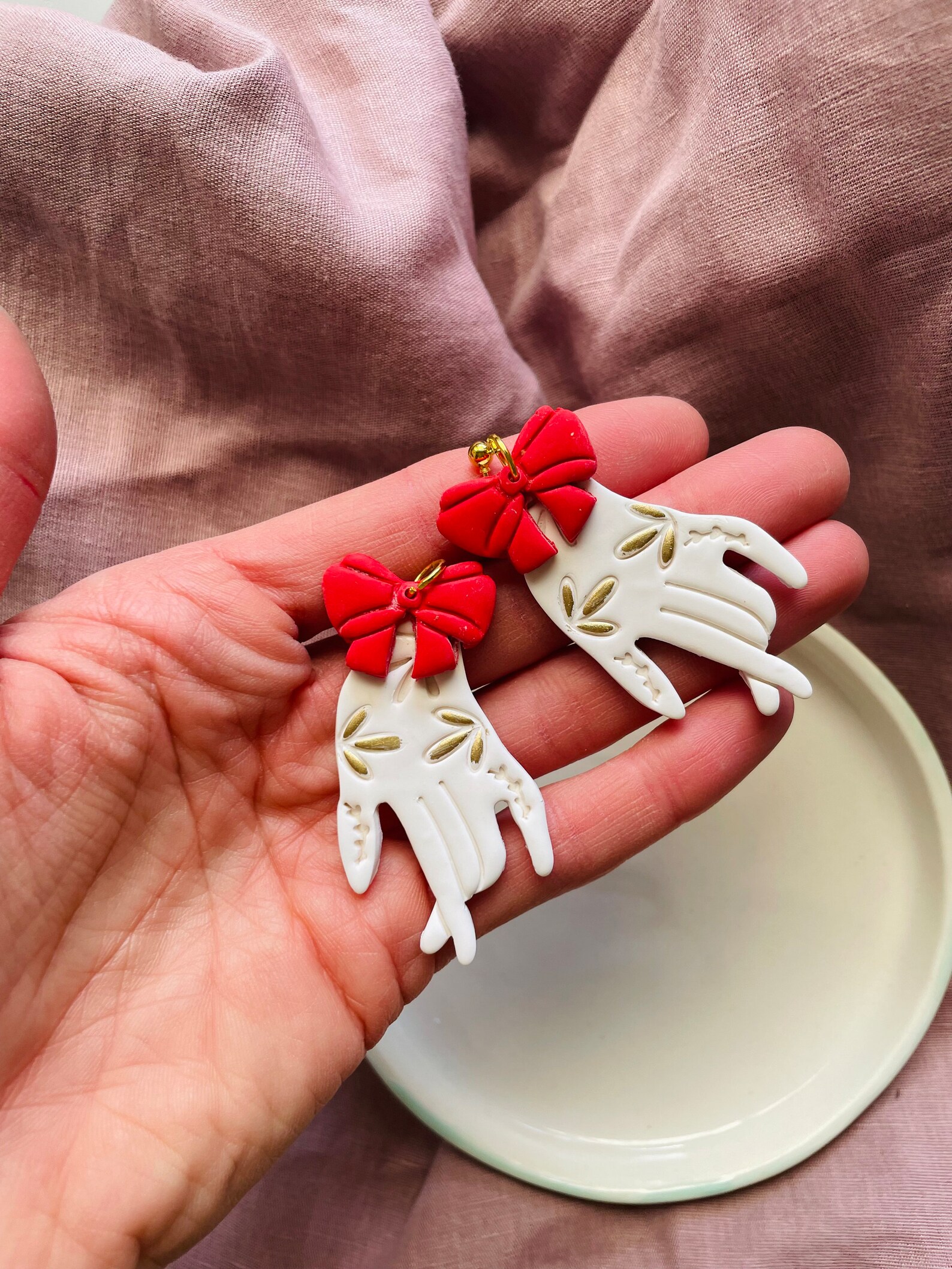 Micro Stamps for Polymer Clay Set of 6 Botanical Leaves - Etsy