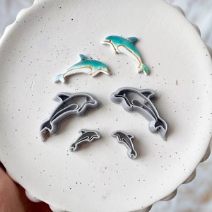 Clay Cutter | Dolphin Shape Cutter for Polymer Clay and Ceramics | Set ...