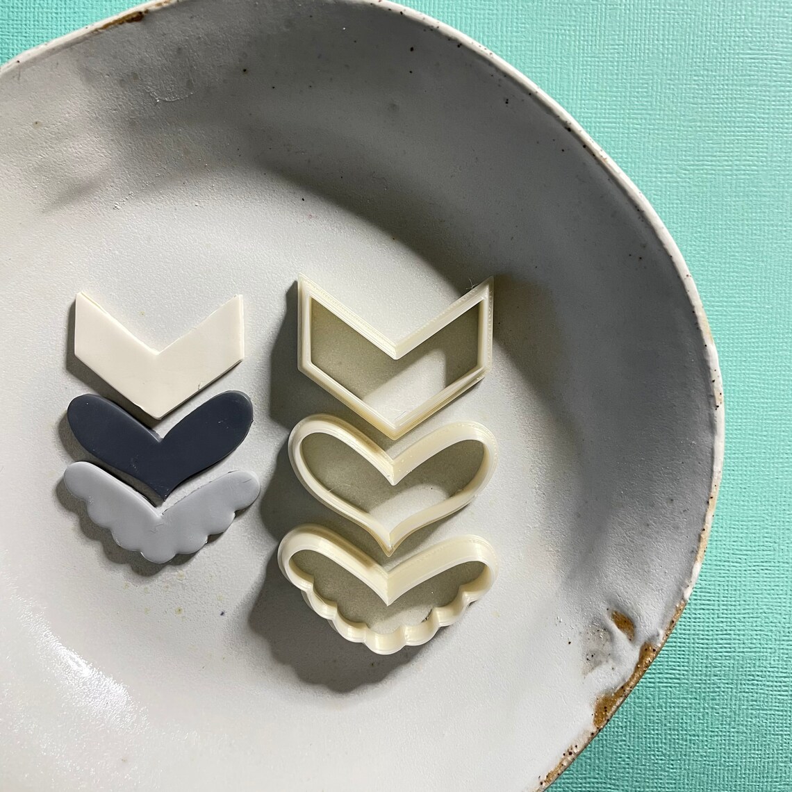Polymer Clay Shape Cutter V-shape Cutter Arrow Cutter Set - Etsy