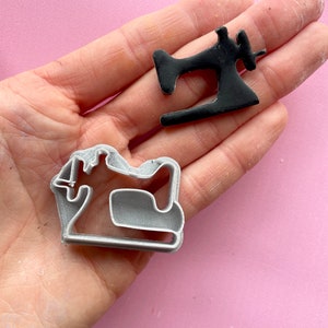 Clay Cutters With Sewing Theme | 3 Designs: Scissors, Cotton Spool and ...