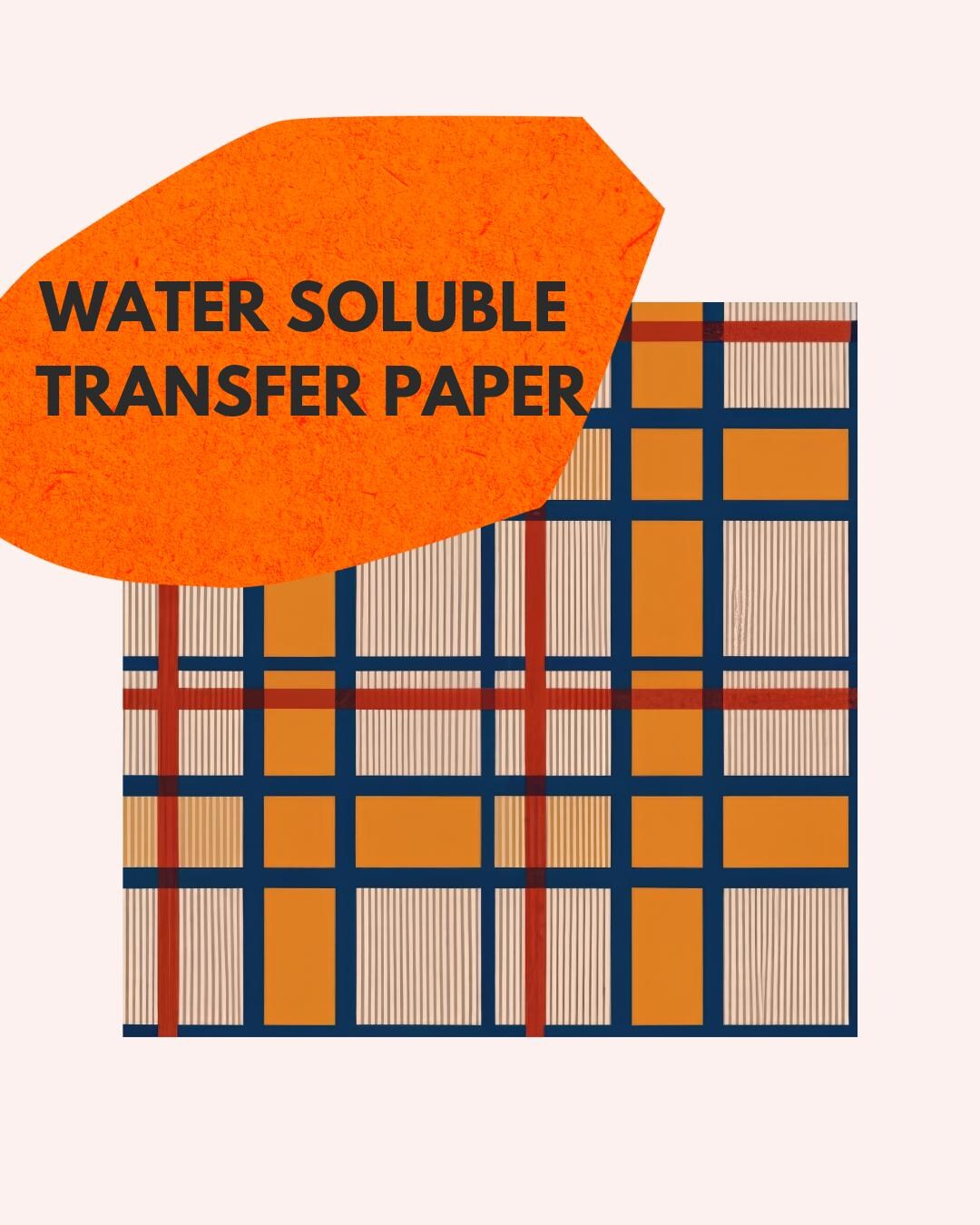 Water Soluble Transfer Paper for Polymer Clay | Tartan Image Transfer ...