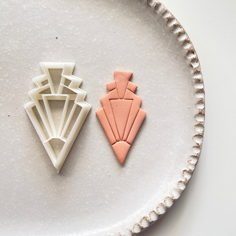 Polymer Clay Shape Cutters Art Deco Embossing Cutters - Etsy