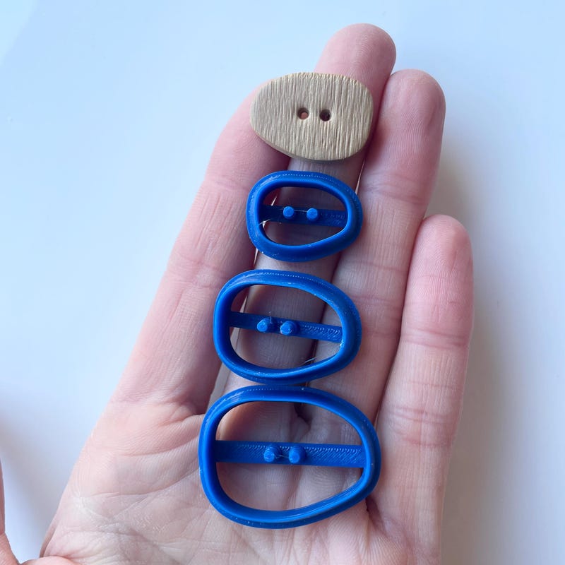 Button Mold for Metal Clay - Etsy