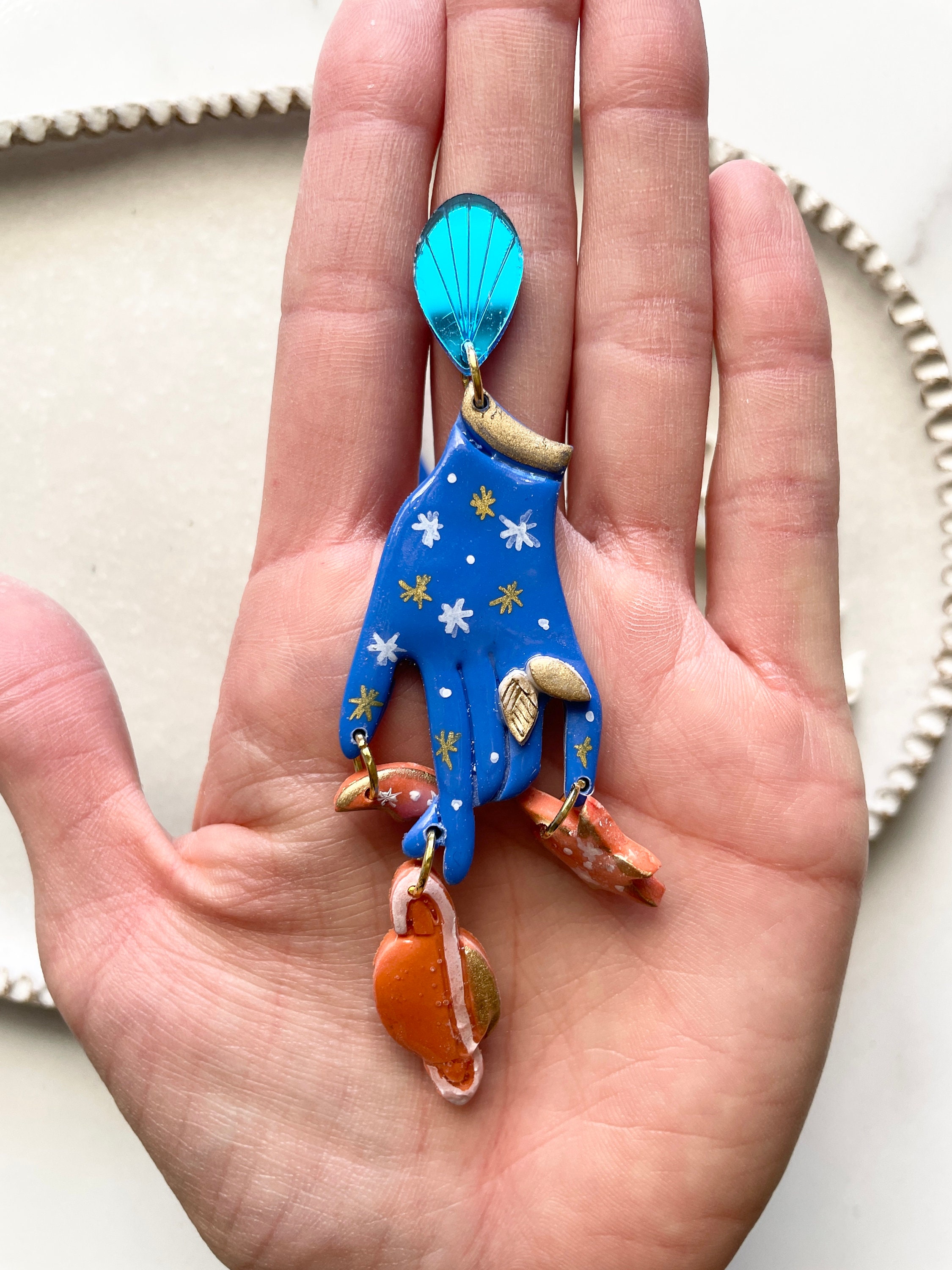 Polymer Clay Shape Cutter Fortune Teller Hand Boho Mystical - Etsy