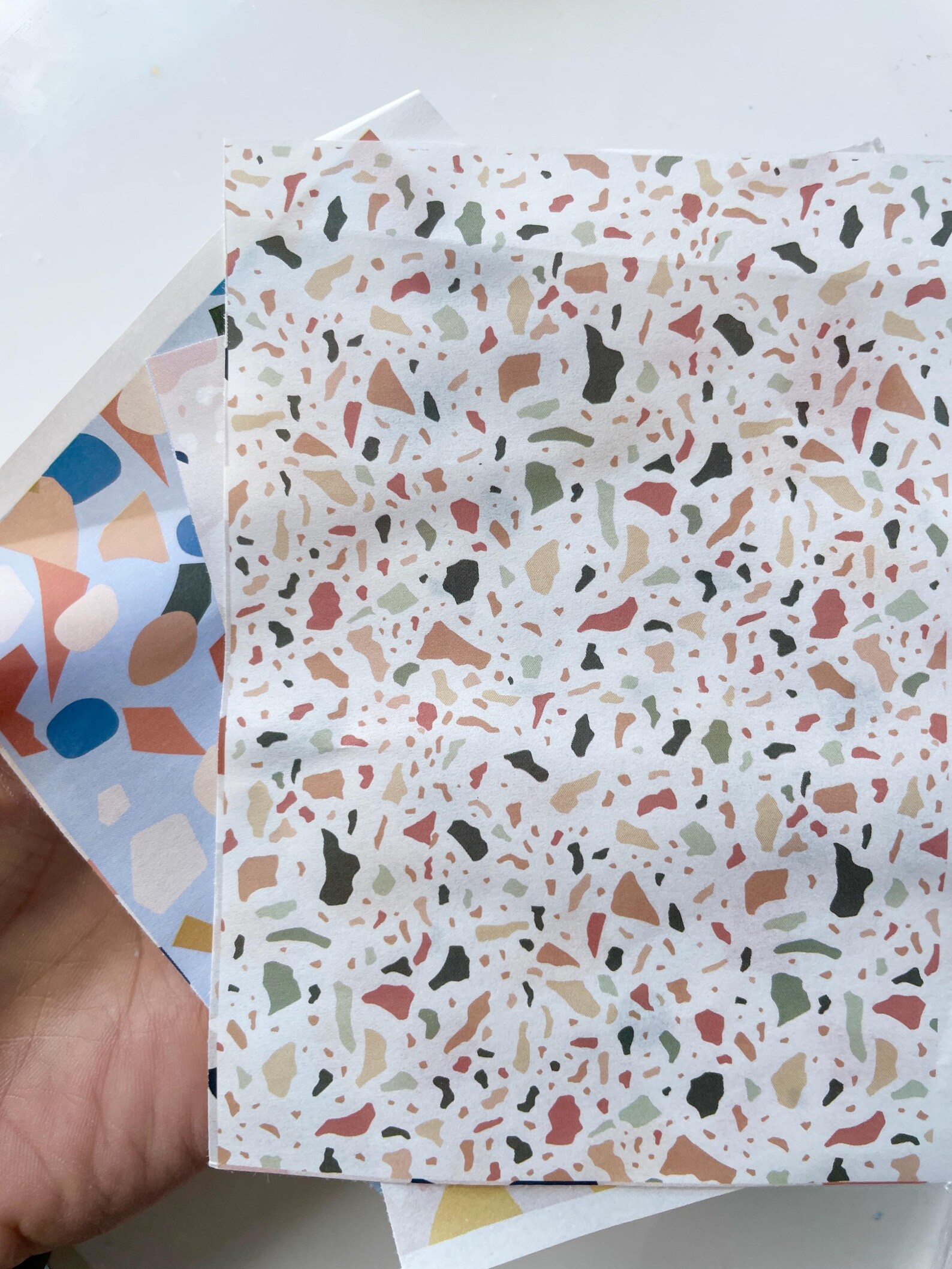 Water Soluble Transfer Paper for Polymer Clay | Terrazzo Image Transfer ...