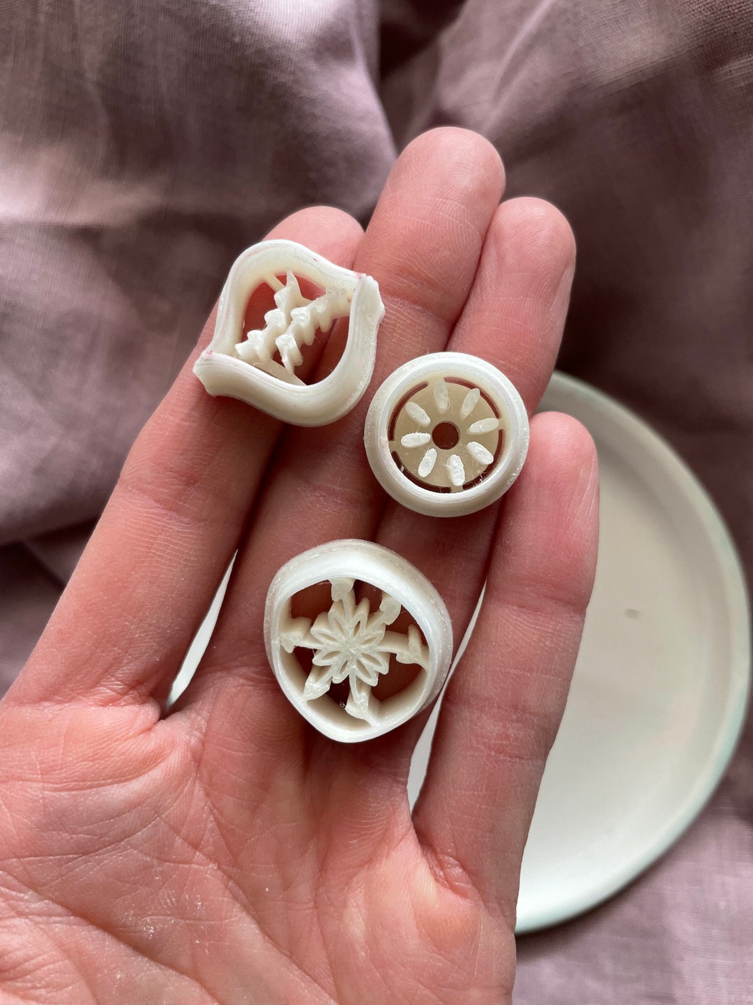 Studs Shape Cutters for Polymer Clay | Small Embossing Cut Out | Bauble ...