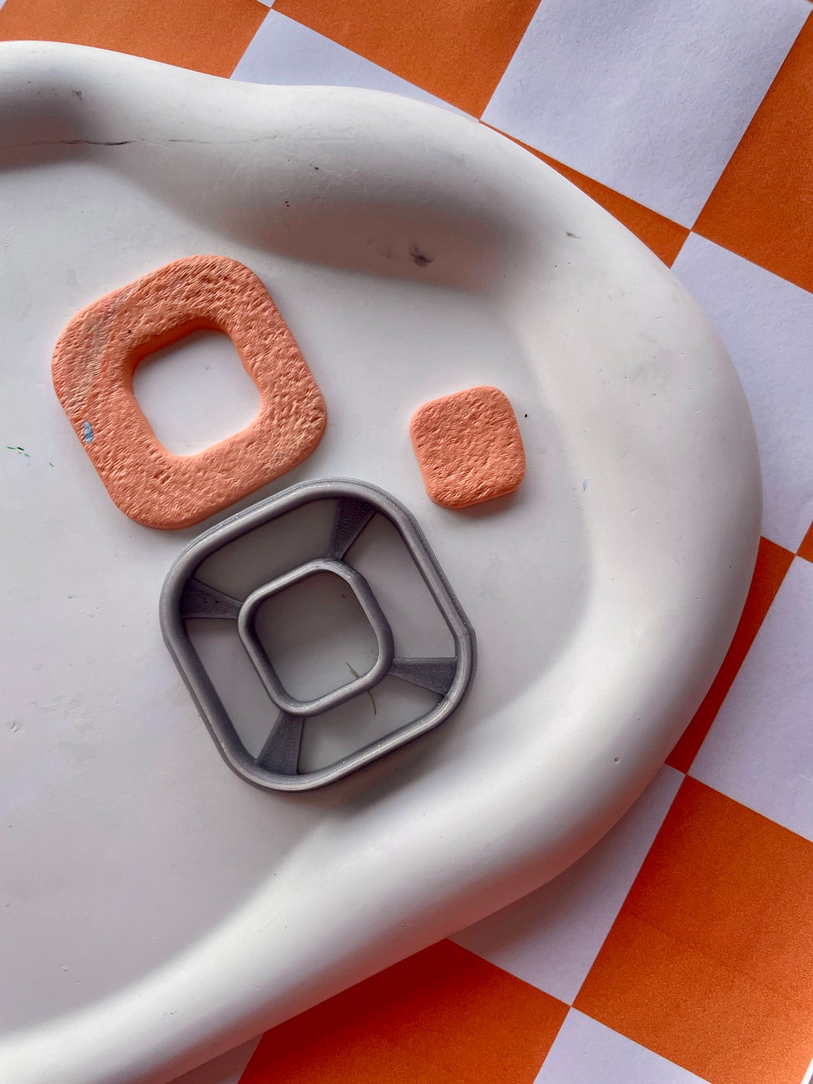 Clay Shape Cutter | Hollow Square Shape Cutter for Polymer Clay ...