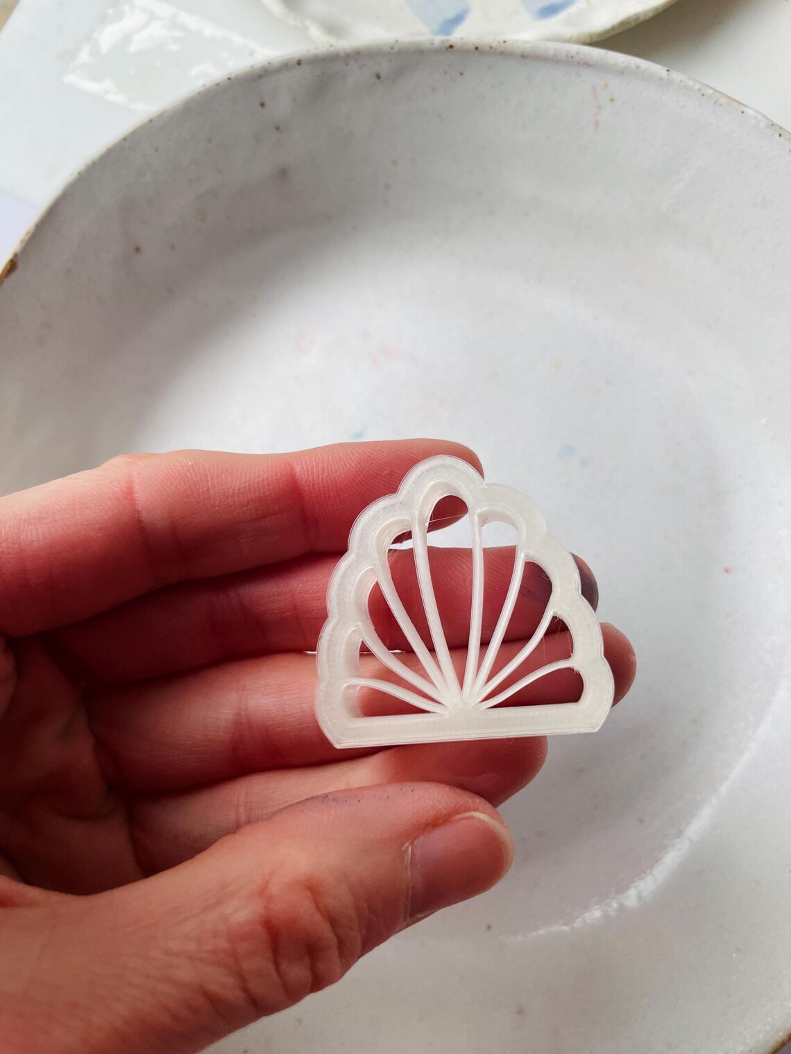 Art Deco Polymer Clay Shape Cutter| Pearl Shell Earring Cut Out ...