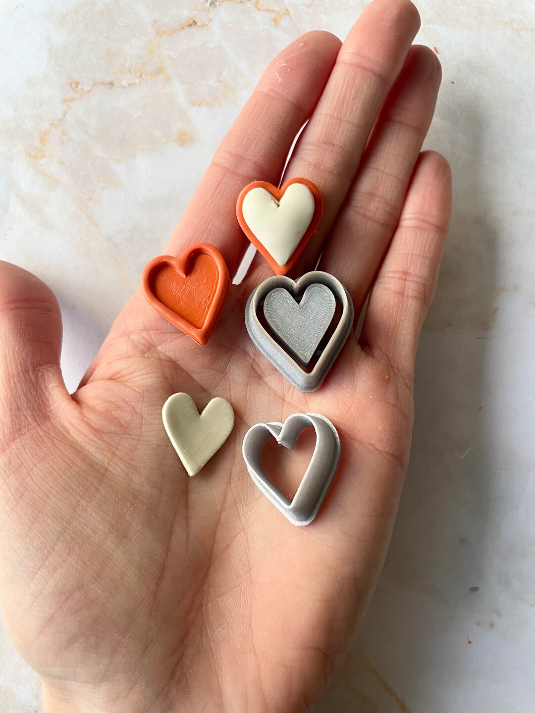 Clay Cutter | Heart Bezel Shape Cutter for Polymer Clay and Ceramics ...