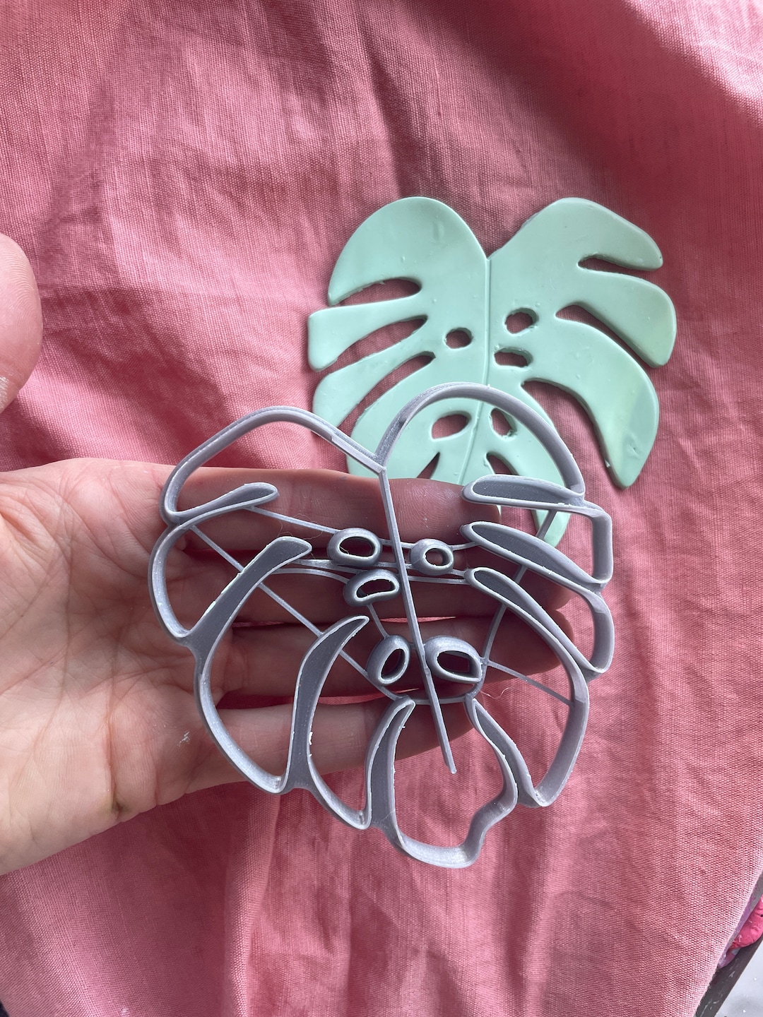 Monstera Clay Cutter | Trinket Dish Shape Cutter for Polymer Clay ...