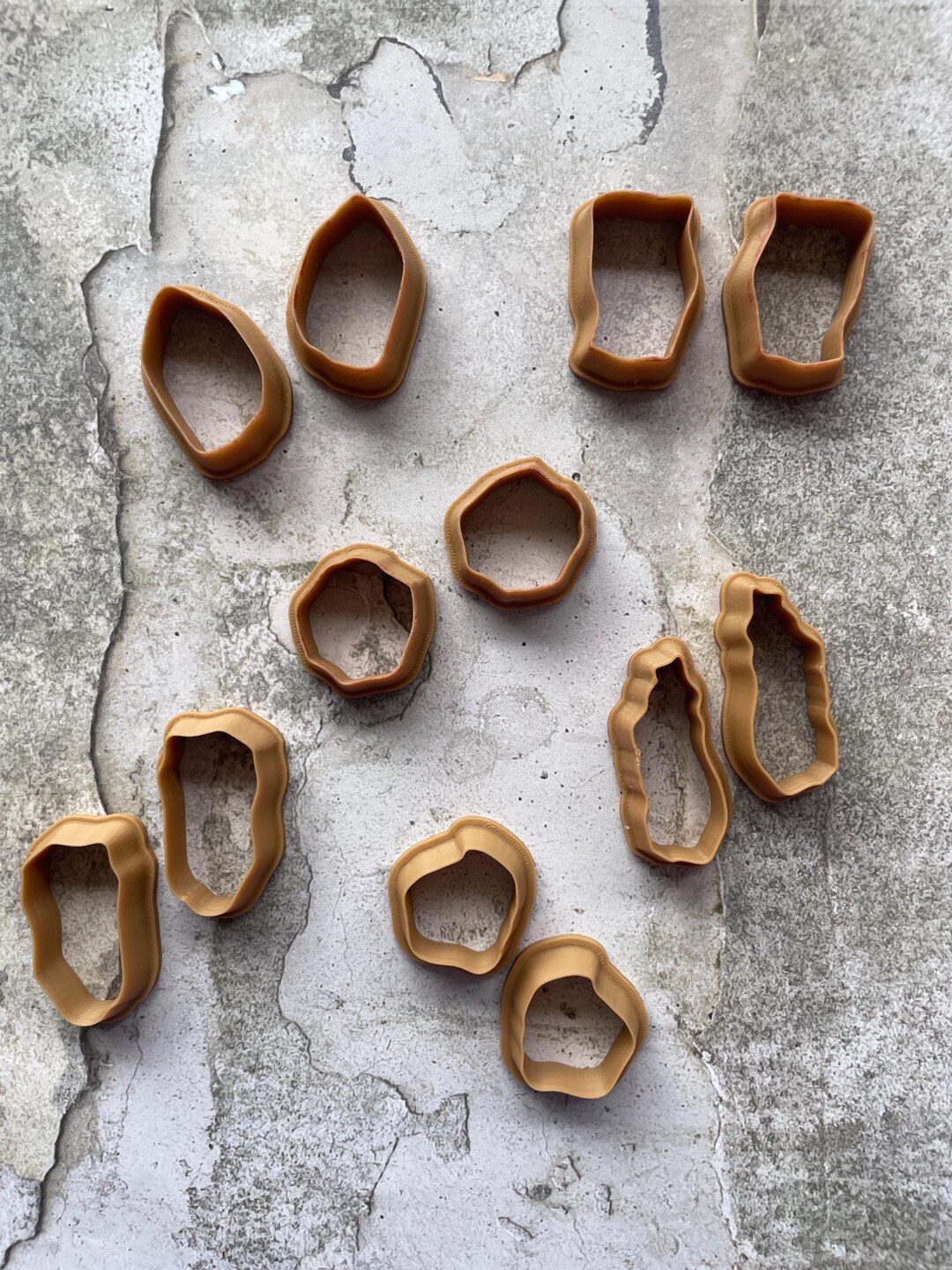 Clay Cutters | Geode Stone Shape Cutter for Polymer Clay and Metal Clay ...