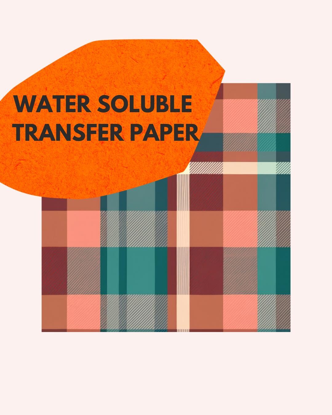 Water Soluble Transfer Paper for Polymer Clay | Tartan Image Transfer ...