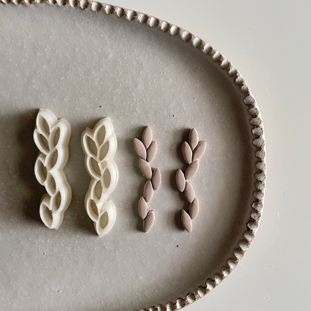 Polymer Clay Shape Cutter | Leaf Clay Cutter | Art Deco Angel Clay ...