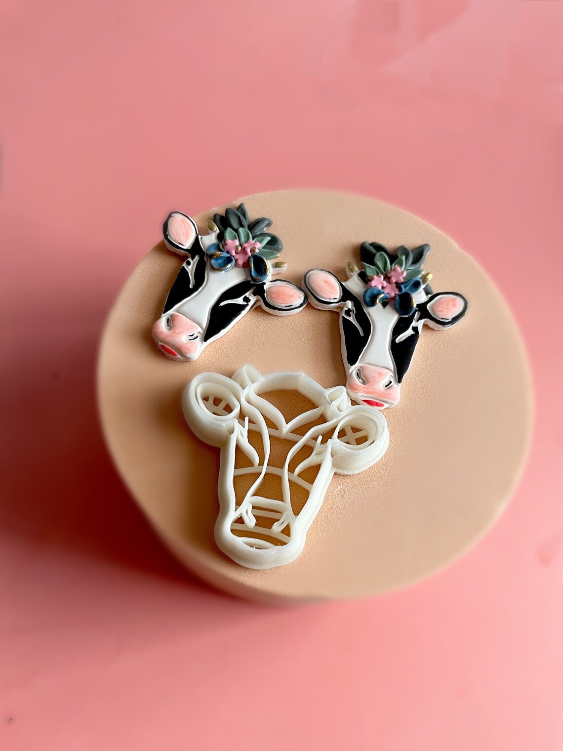 Cow Shape Cutter for Polymer Clay | Cattle Bull Animal Head Cut Out ...
